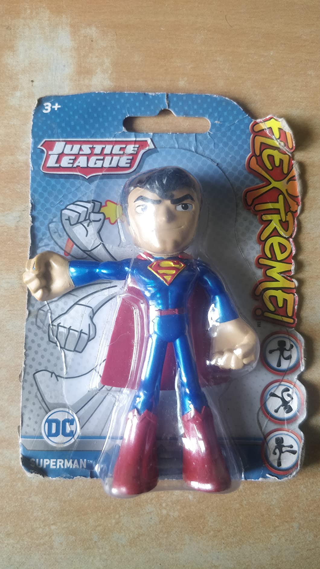 Buy Mattel Superman Extreme Bendable Action Figures (Medium, Blue ...