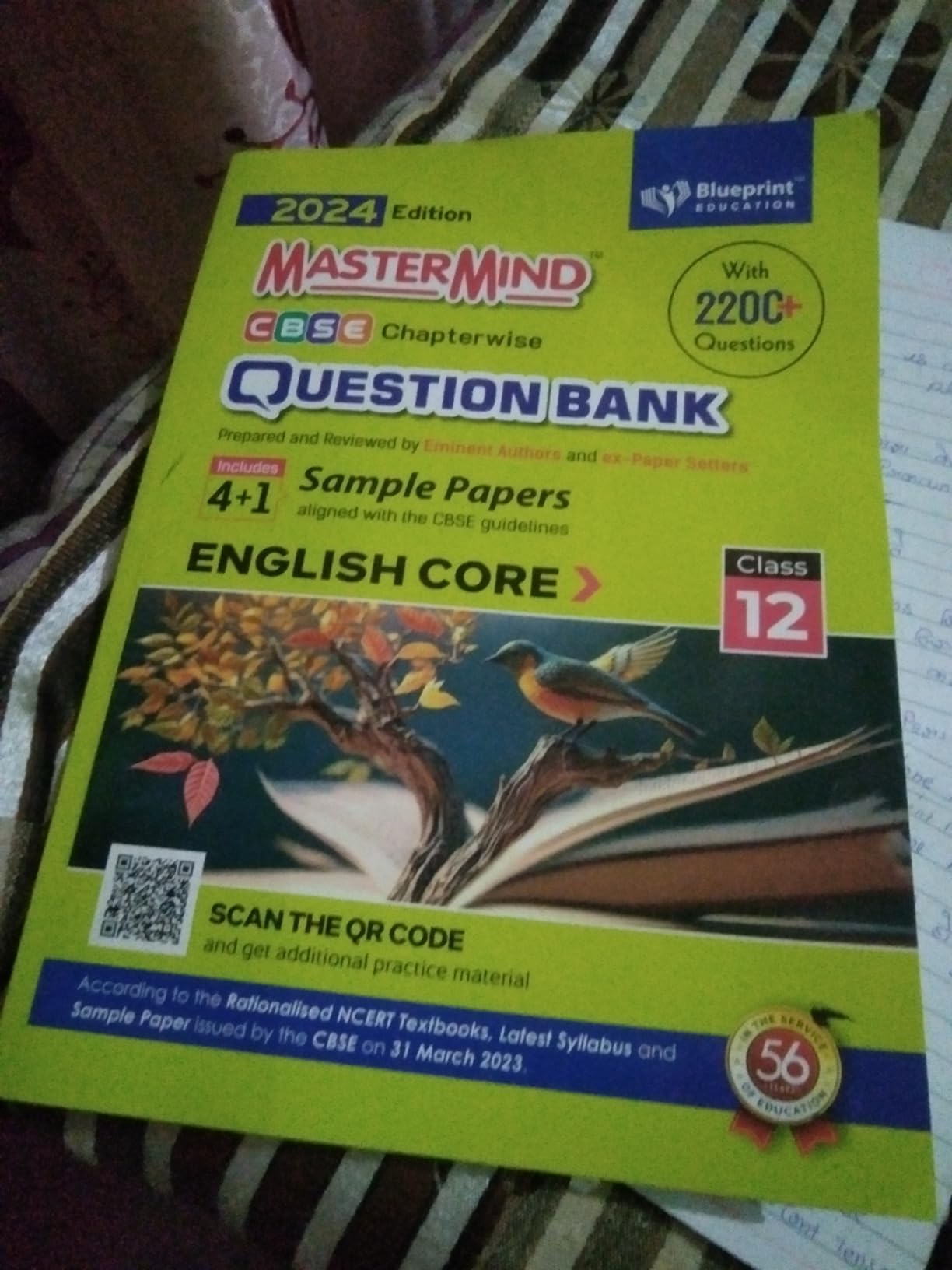 English Core Class 12 CBSE Question Bank for 2024 Exams by MasterMind ...