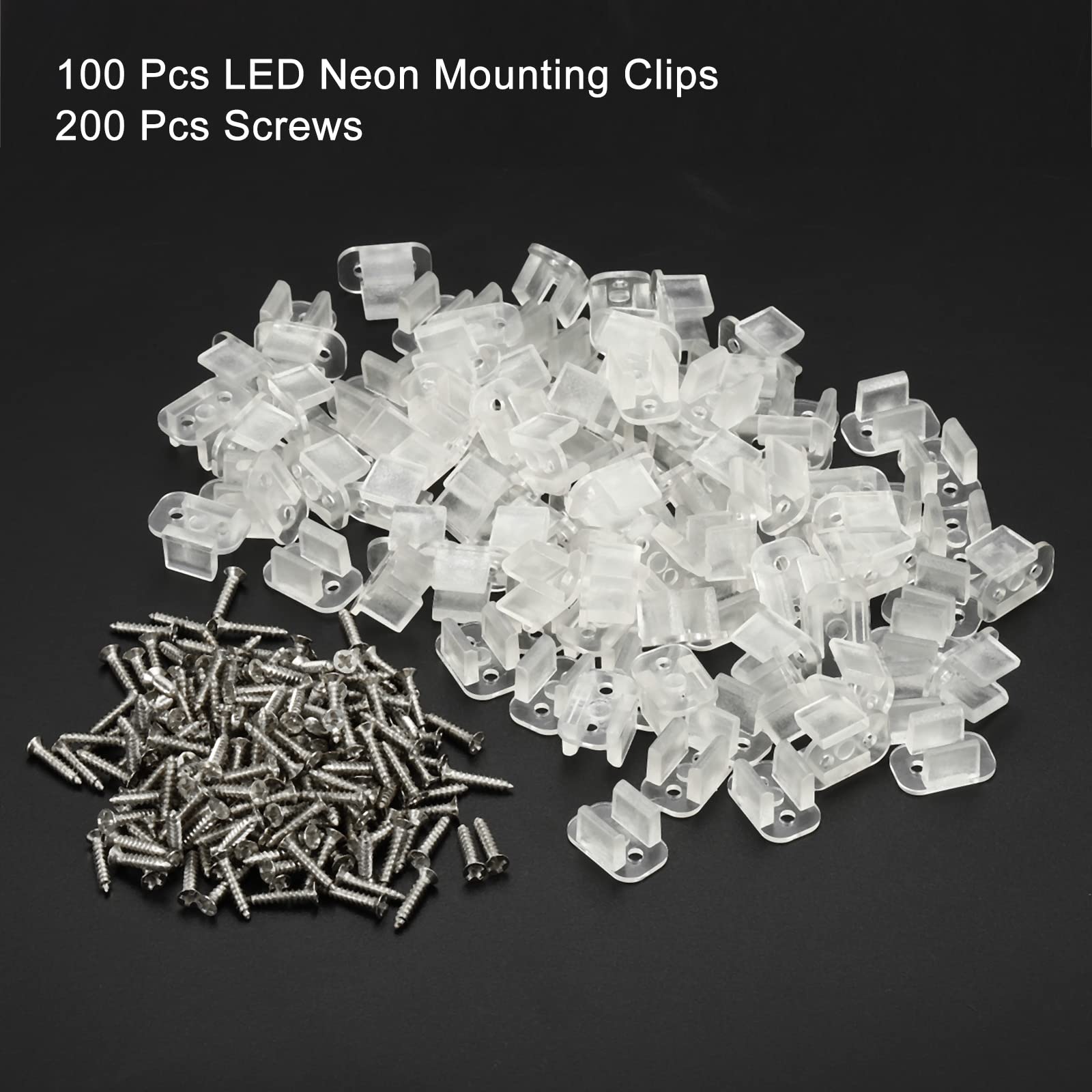 50 X Led Strip Clamps Fixing Brackets Mounting Clips For, 45% OFF