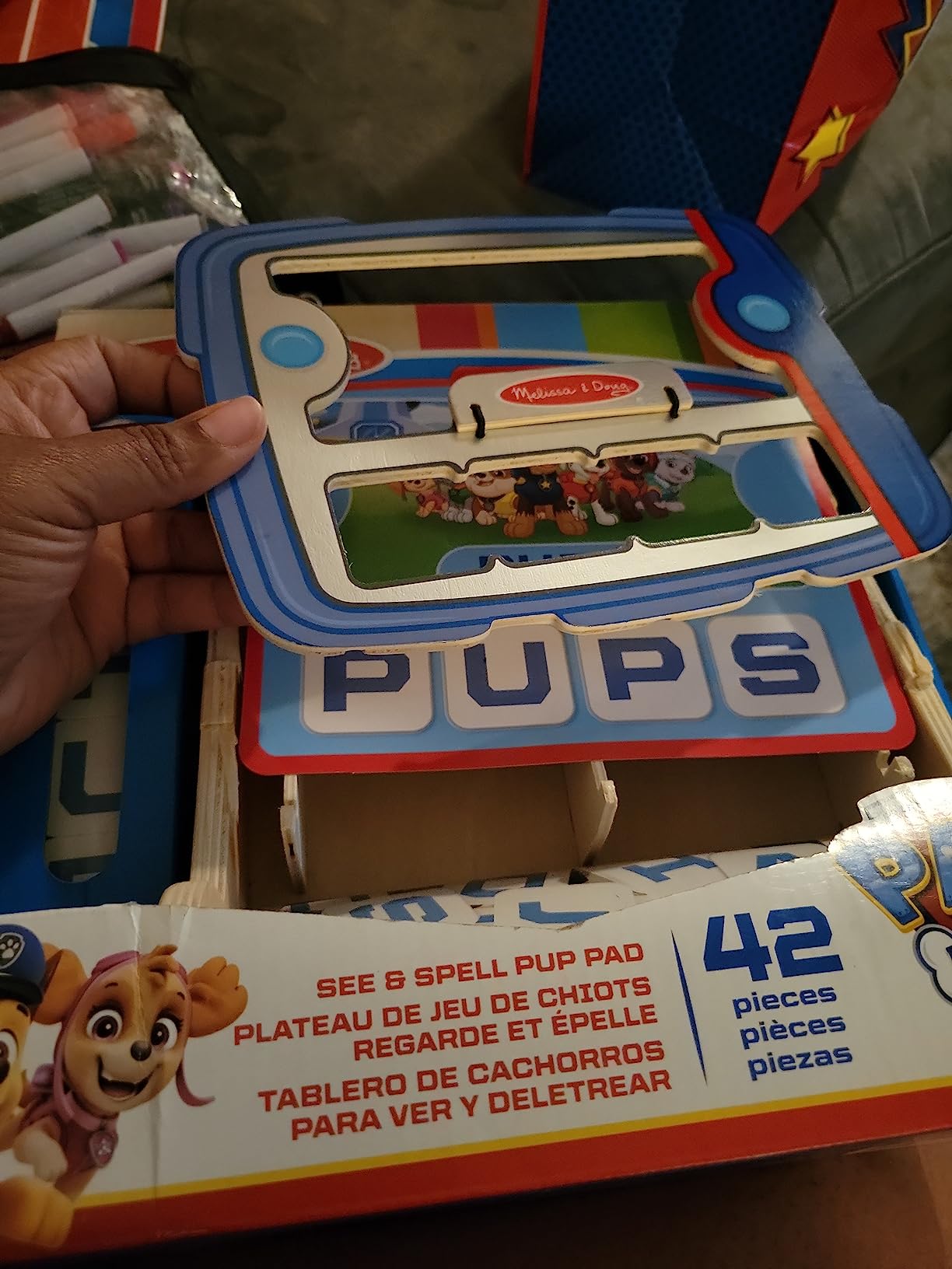 $4/mo - Finance Melissa & Doug PAW Patrol Wooden See & Spell Pup Pad ...