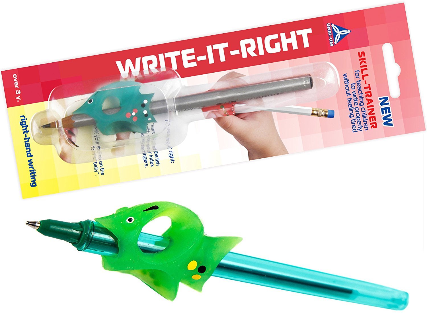 Buy Pencil grip for kids with small hands - Control the Angle of Fngers ...