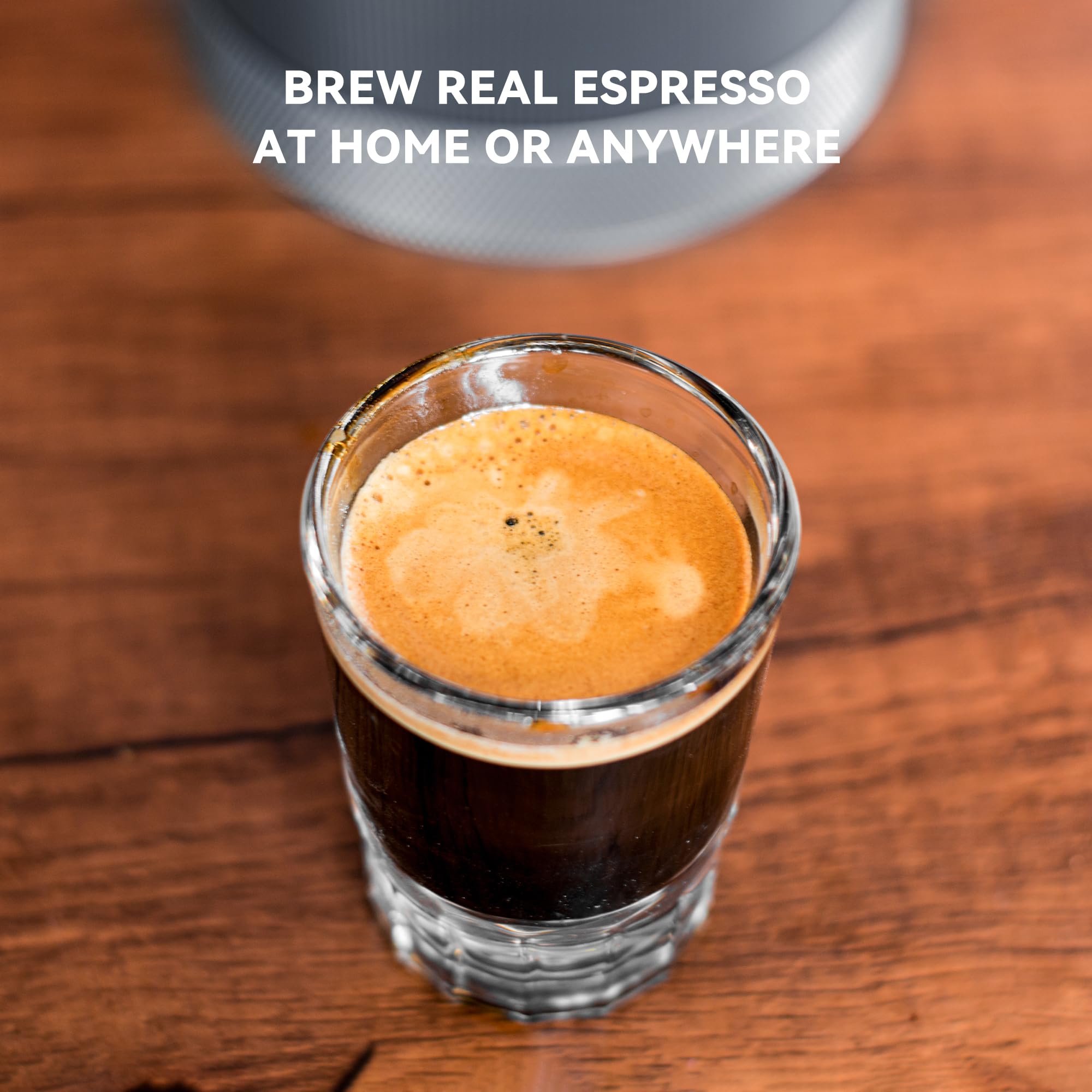 Snapklik.com : Portable Espresso Machine PRO, Self Heating Pro-level ...