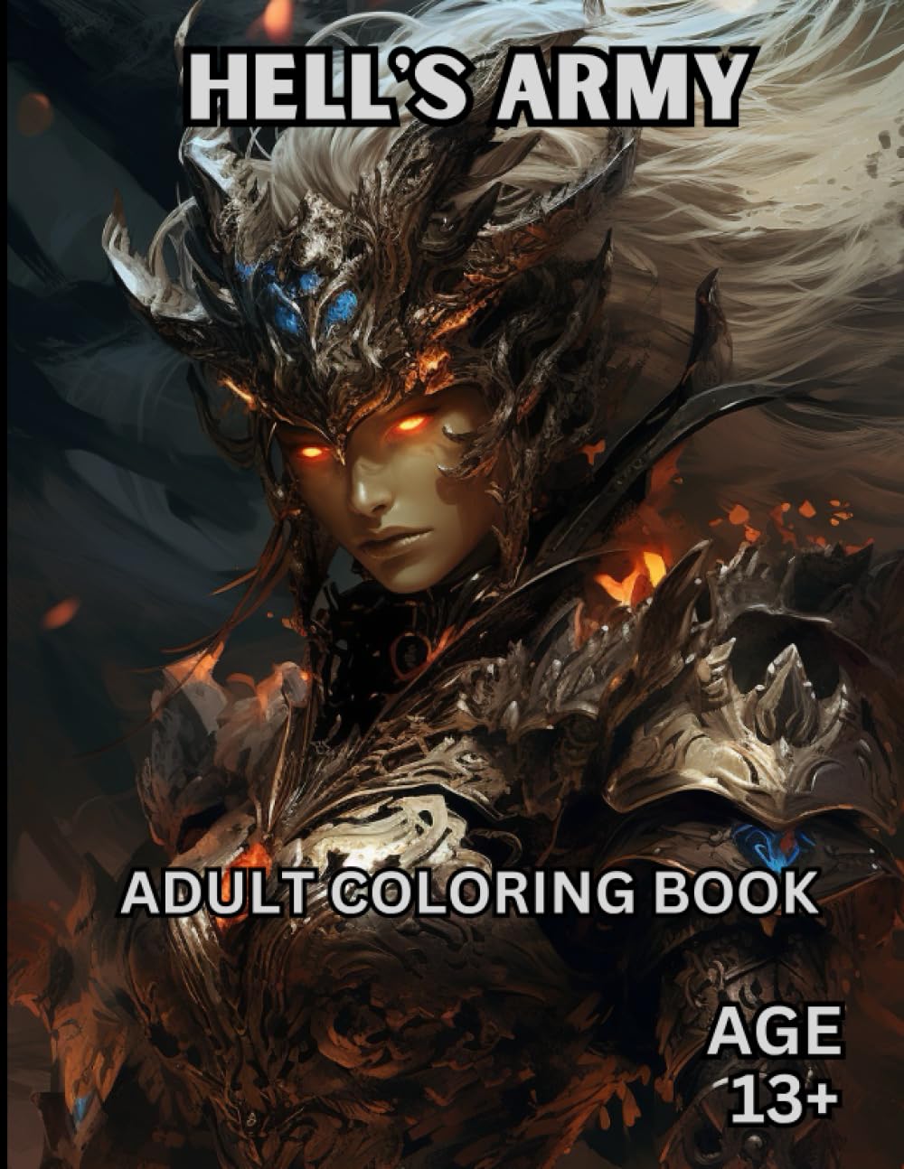 Amazon.com: Hell's Army: A coloring book filled with warrior demons ...