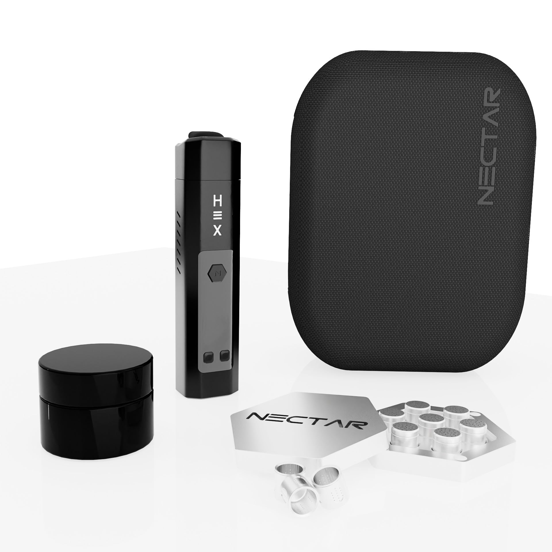 Nectar Hex Dry Herb Vaporizer | Complete Kit + 5 Years Warranty | 2-in ...