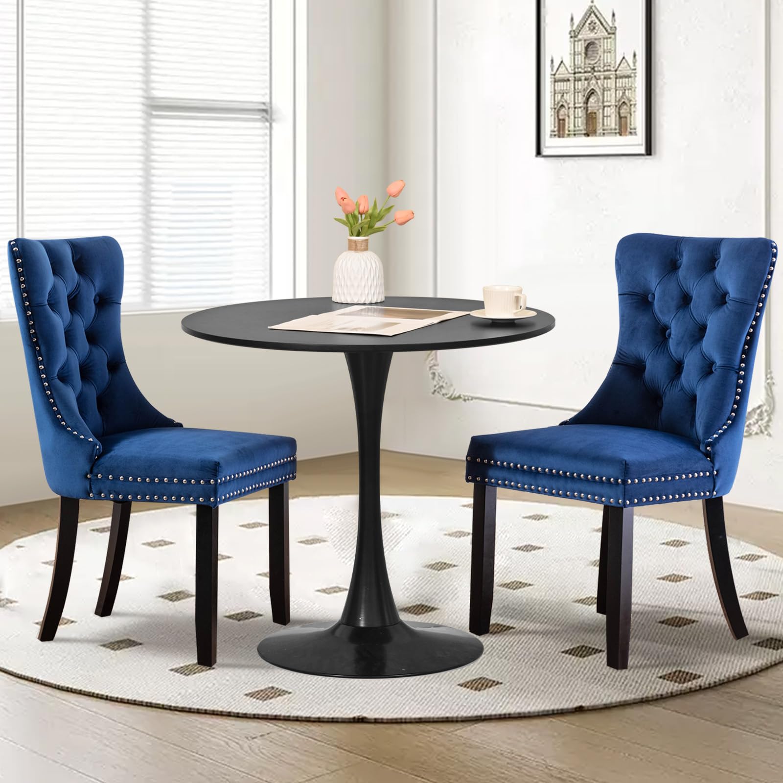 Amazon.com - SoarFlash Kitchen Table and Chairs for 2, Dining Table Set ...