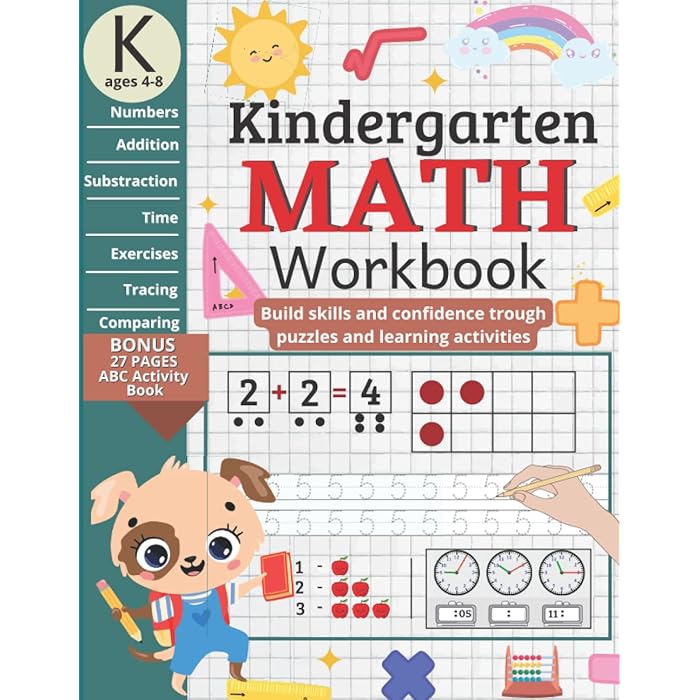 Buy Kindergarten Math Workbook: Homeschool | 106 Pages | Addition ...