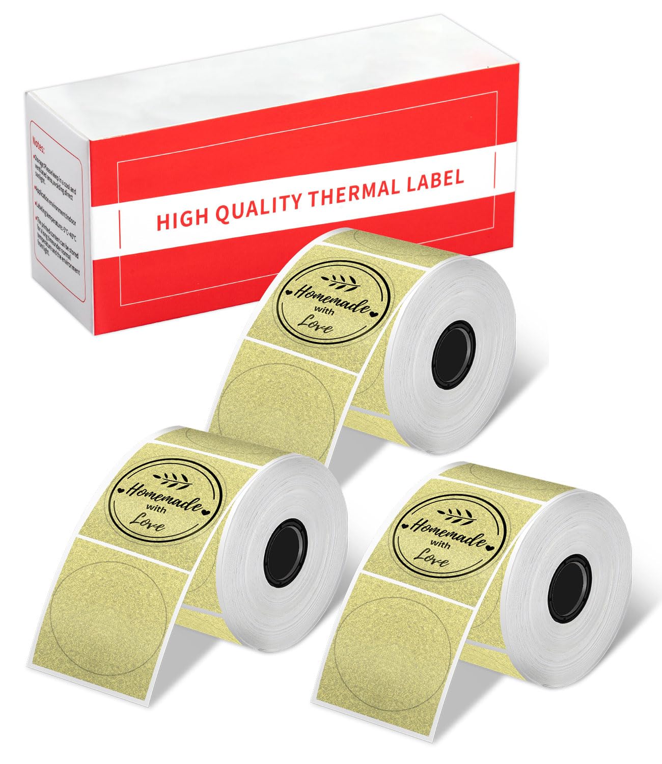 M110 Label M220 Labels - Transparent Gold Flash Thermal Labels,1.96“(50 ...