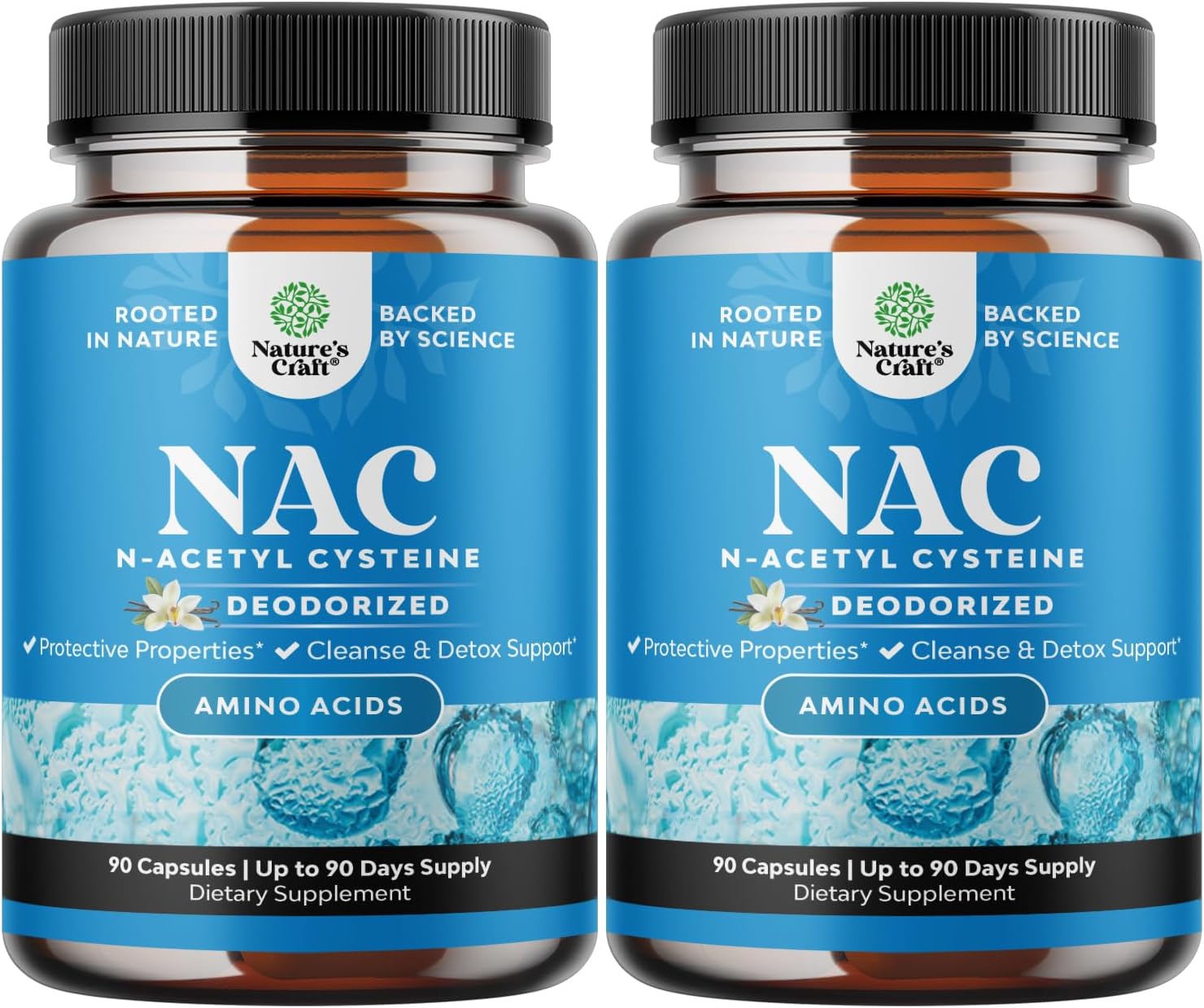 Amazon.com: NAC Supplement N-Acetyl Cysteine 600mg - Vegan High Absorption NAC 600 mg Capsules ...