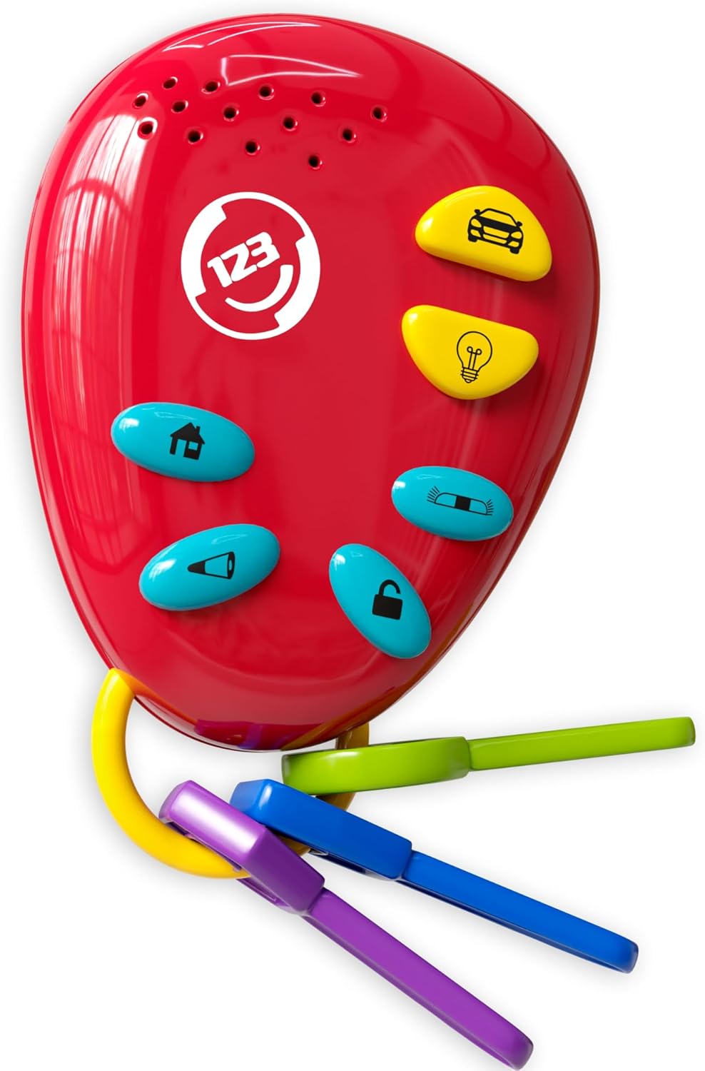 Amazon.com: Lollipop Kids Car Keys Sensory BabyToy: Teething Keys, Baby ...