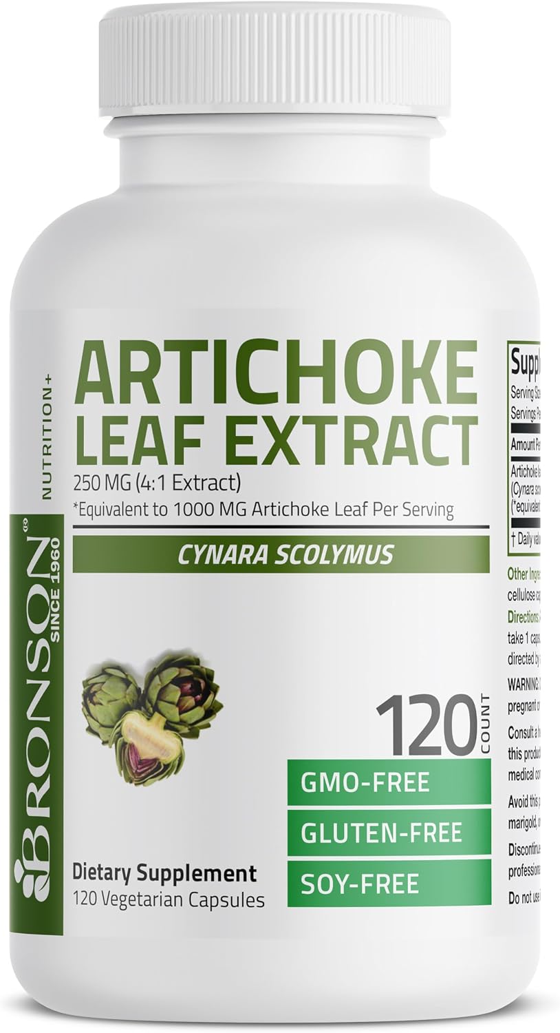 Amazon.com: Bronson Artichoke Leaf Extract Extra Strength Supports ...