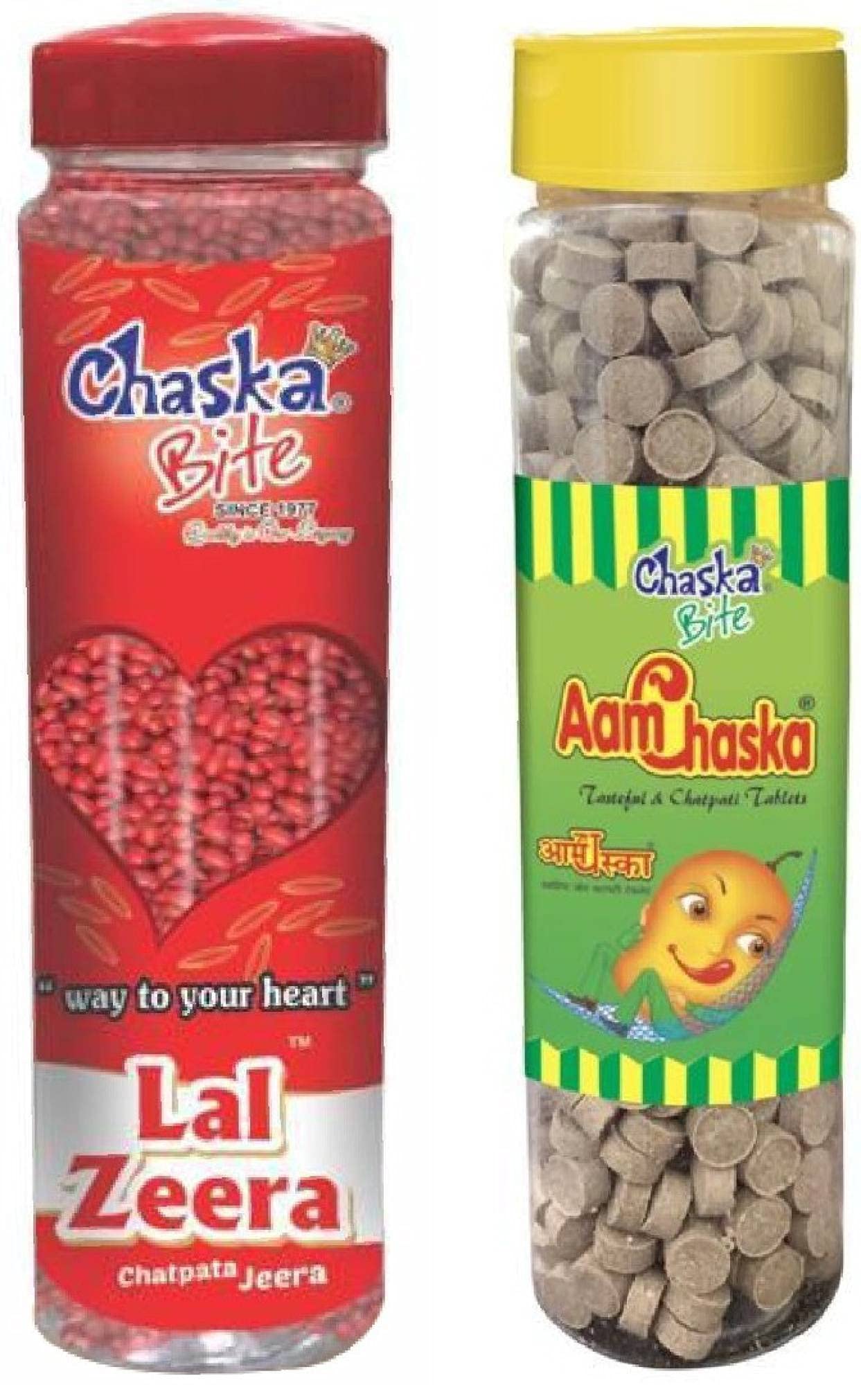 Buy Chaska Bite Aam Chaska 250g Lal Jeera 250g Sweet and Tangy Candies ...