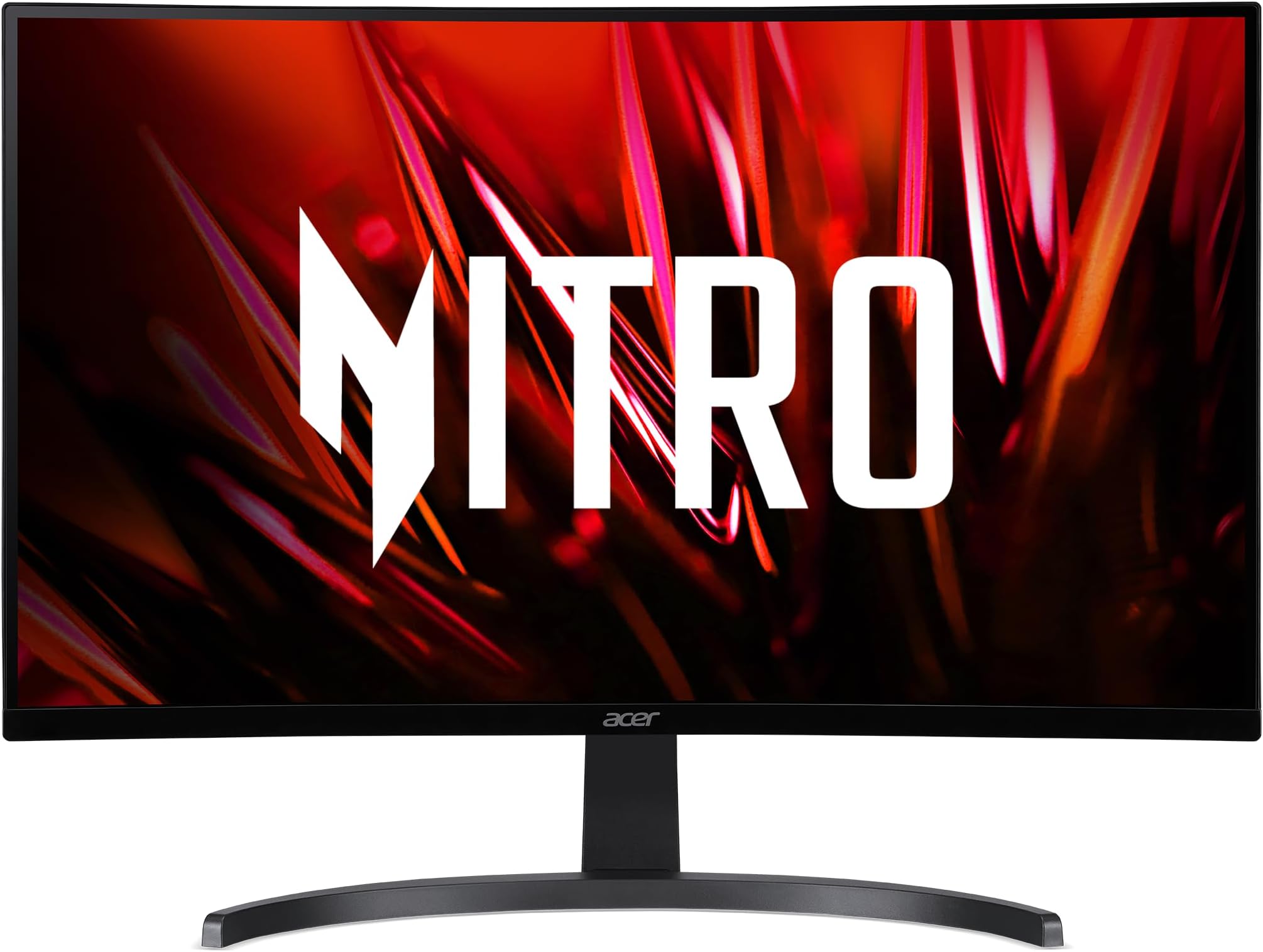 Amazon.com: acer Nitro 31.5" WQHD 2560 x 1440 1500R Curved Gaming Monitor | AMD FreeSync | Up to ...