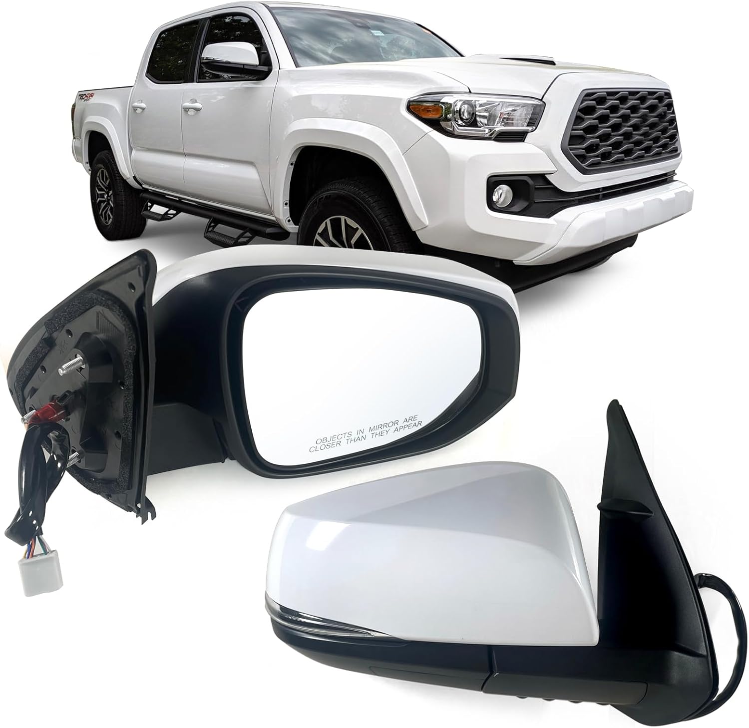 Amazon.com: Lqito Right Passenger side Mirror Fits 2016-2022 Toyota ...