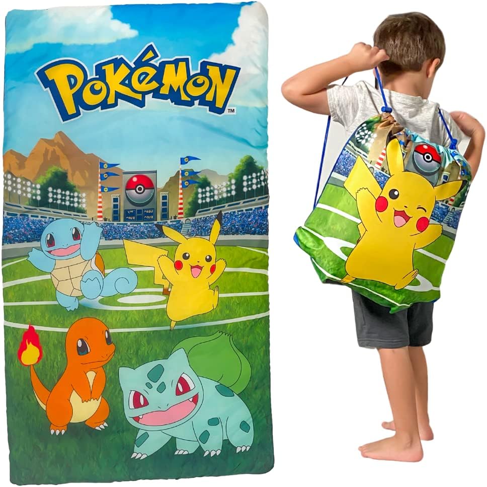 Amazon.com: Pokémon Anime Kids Soft Lightweight 2 Piece Sleeping ...