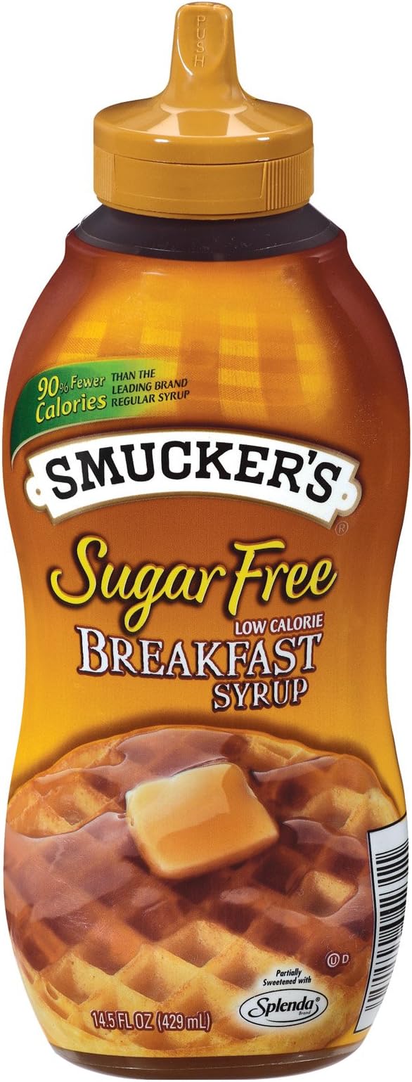 Amazon.com: Smucker's Sugar Free Low Calorie Breakfast Syrup, 14.5 ...