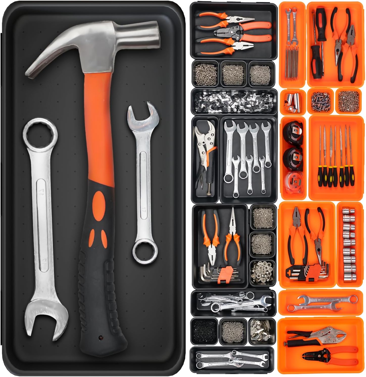 91 Pack Tool Box Organizer Tool Tray Dividers, Toolbox Drawer ...