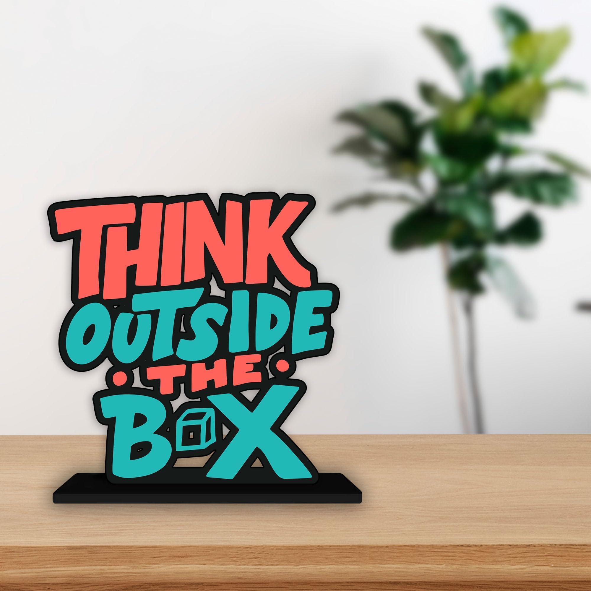 Buy Artvibes Wooden Idols and Figurine Do More of What Makes You Happy ...