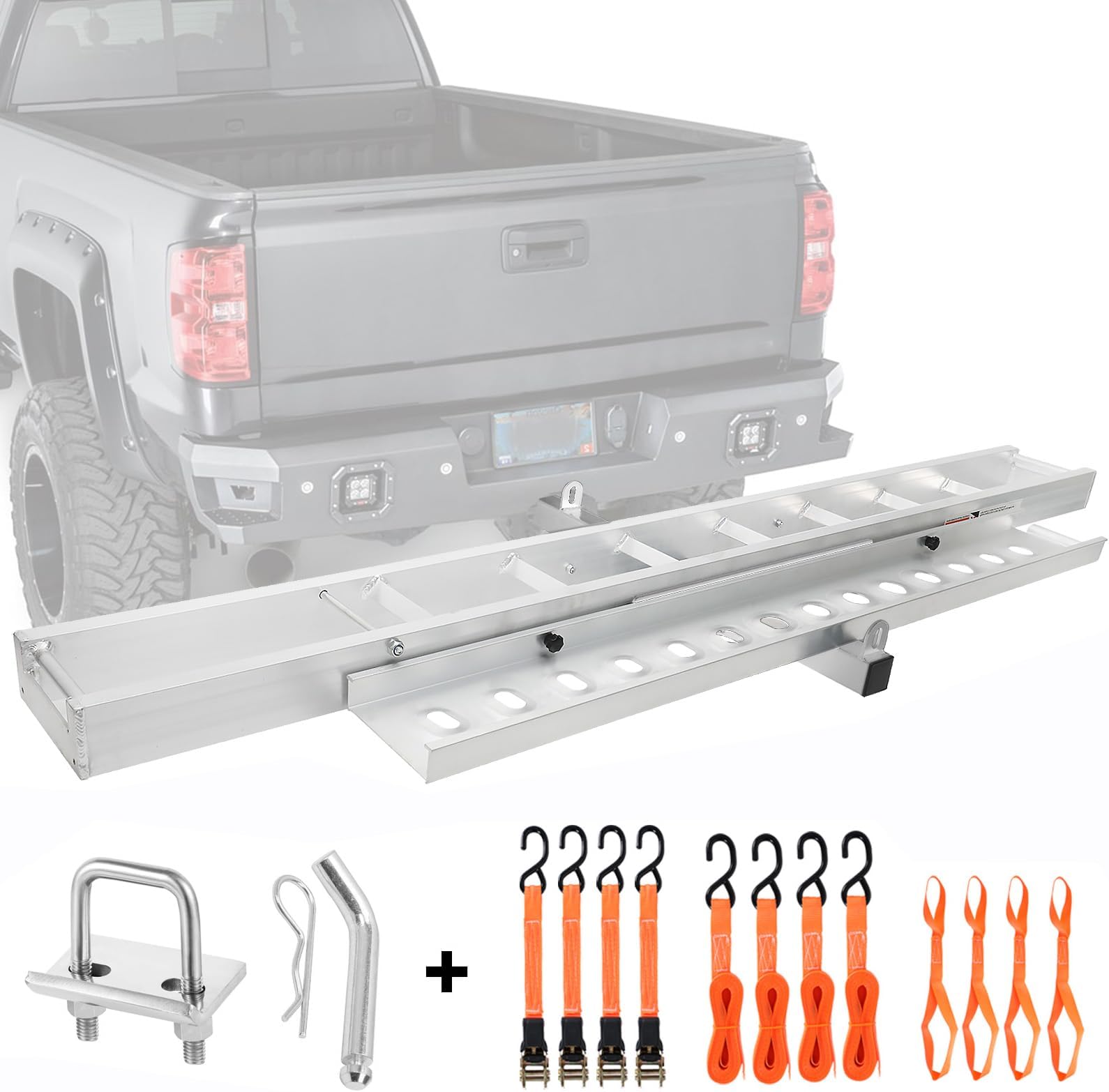 Amazon.com: Azaeahom 400LBS Aluminum Motorcycle Carrier, Heavy Duty ...