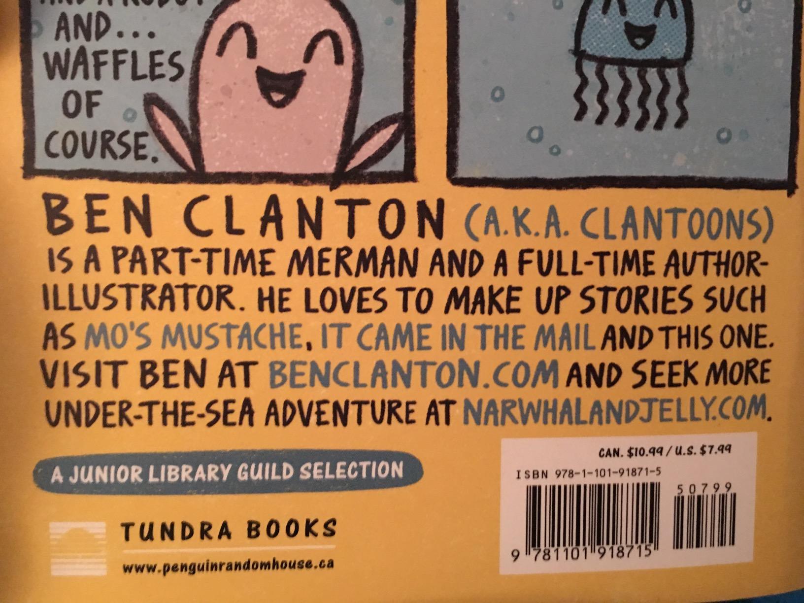 Narwhal: Unicorn of the Sea! (A Narwhal and Jelly Book #1): Clanton ...