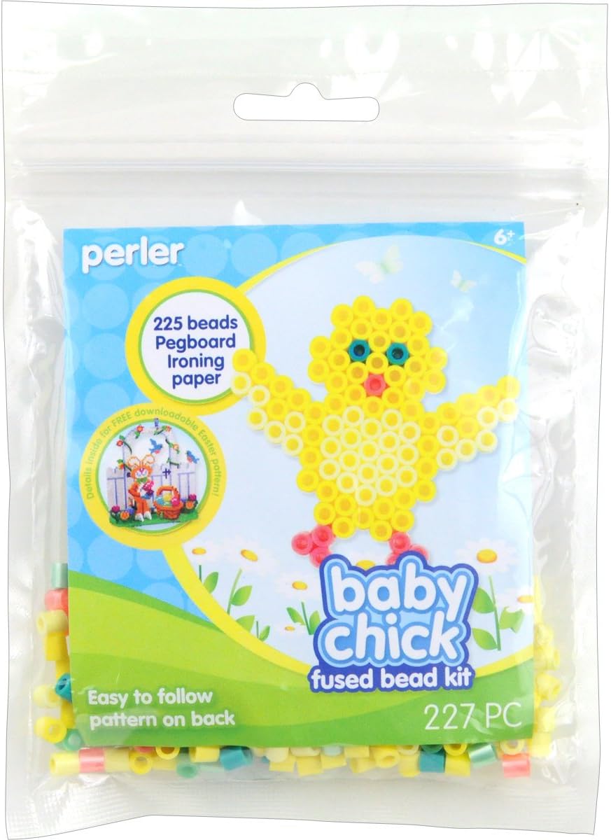 Amazon.com: Perler Beads Fused Bead Kit, Baby Chick : Arts, Crafts & Sewing