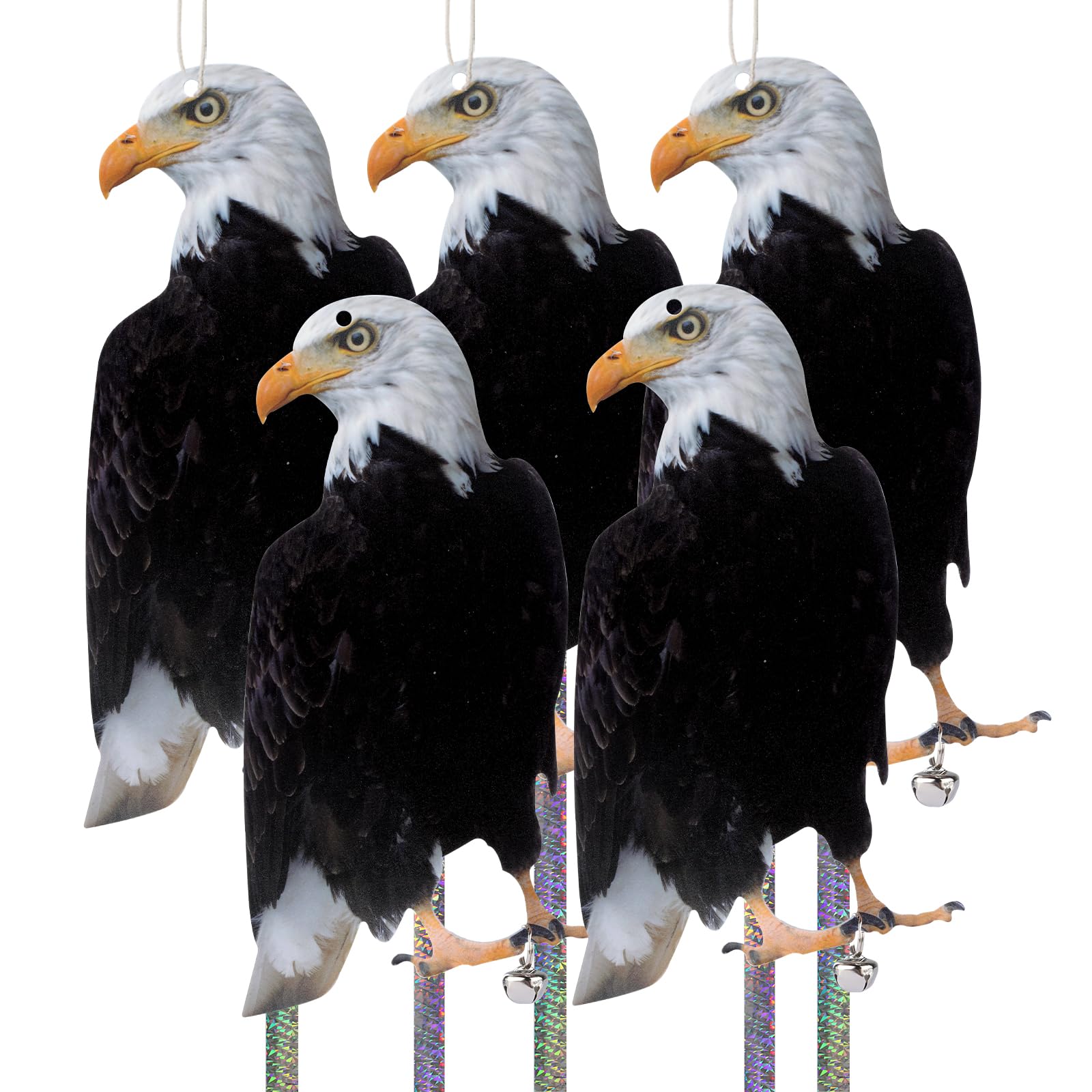 Amazon.com: OffiCreative 5PCS Owls Scare Hawk Reflective Owls Hanging ...