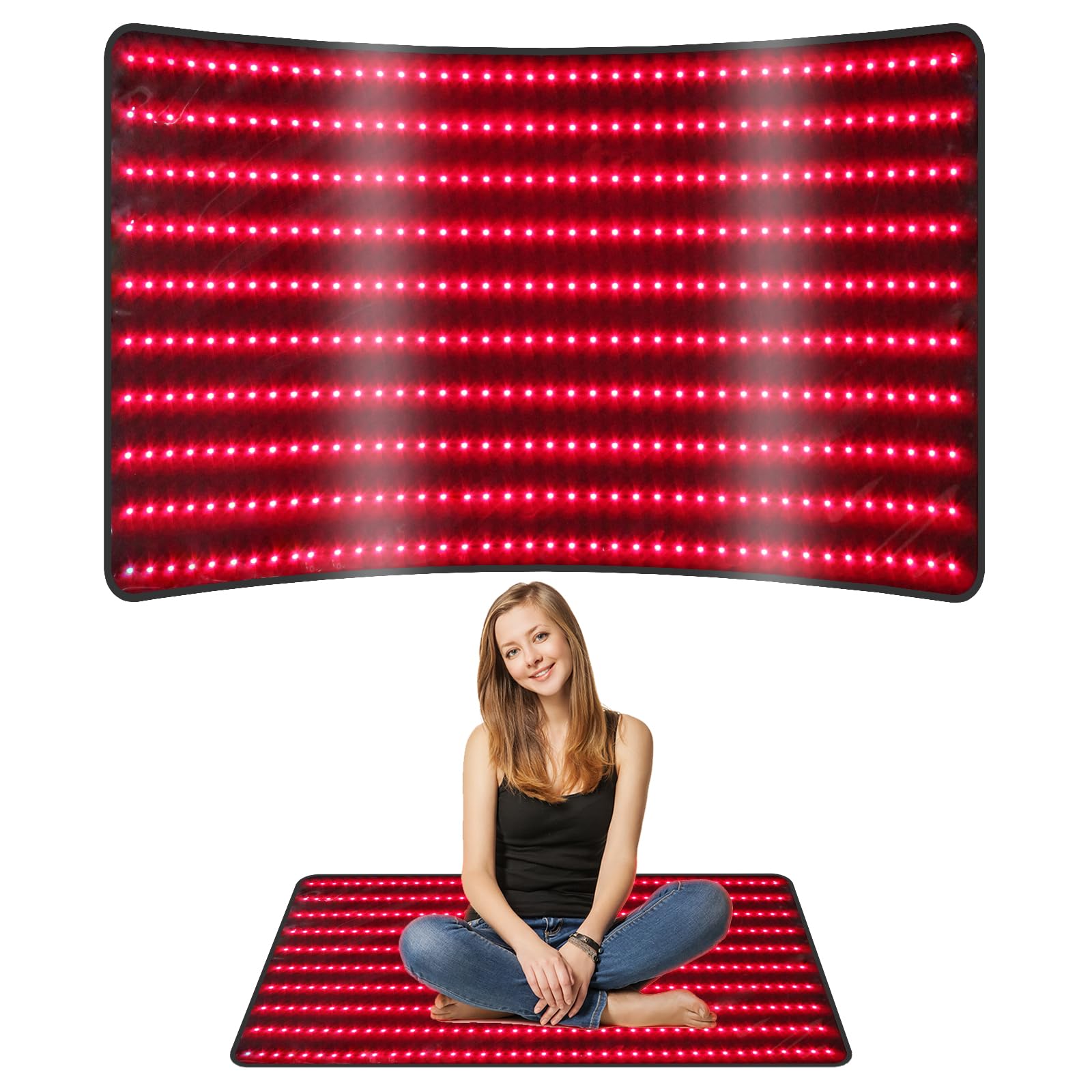 Amazon.com: Cabpay Led Light Therapy Mat-Red Light Therapy 38""x23.6 ...