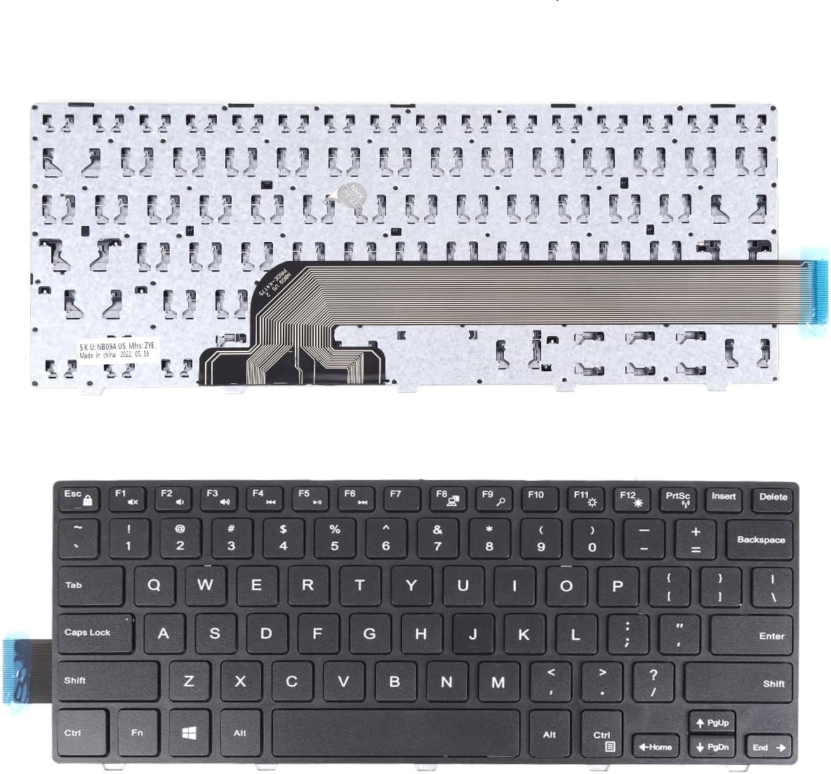 Amazon.com: Laptop Replacement US Keyboard Compatible with DELL ...