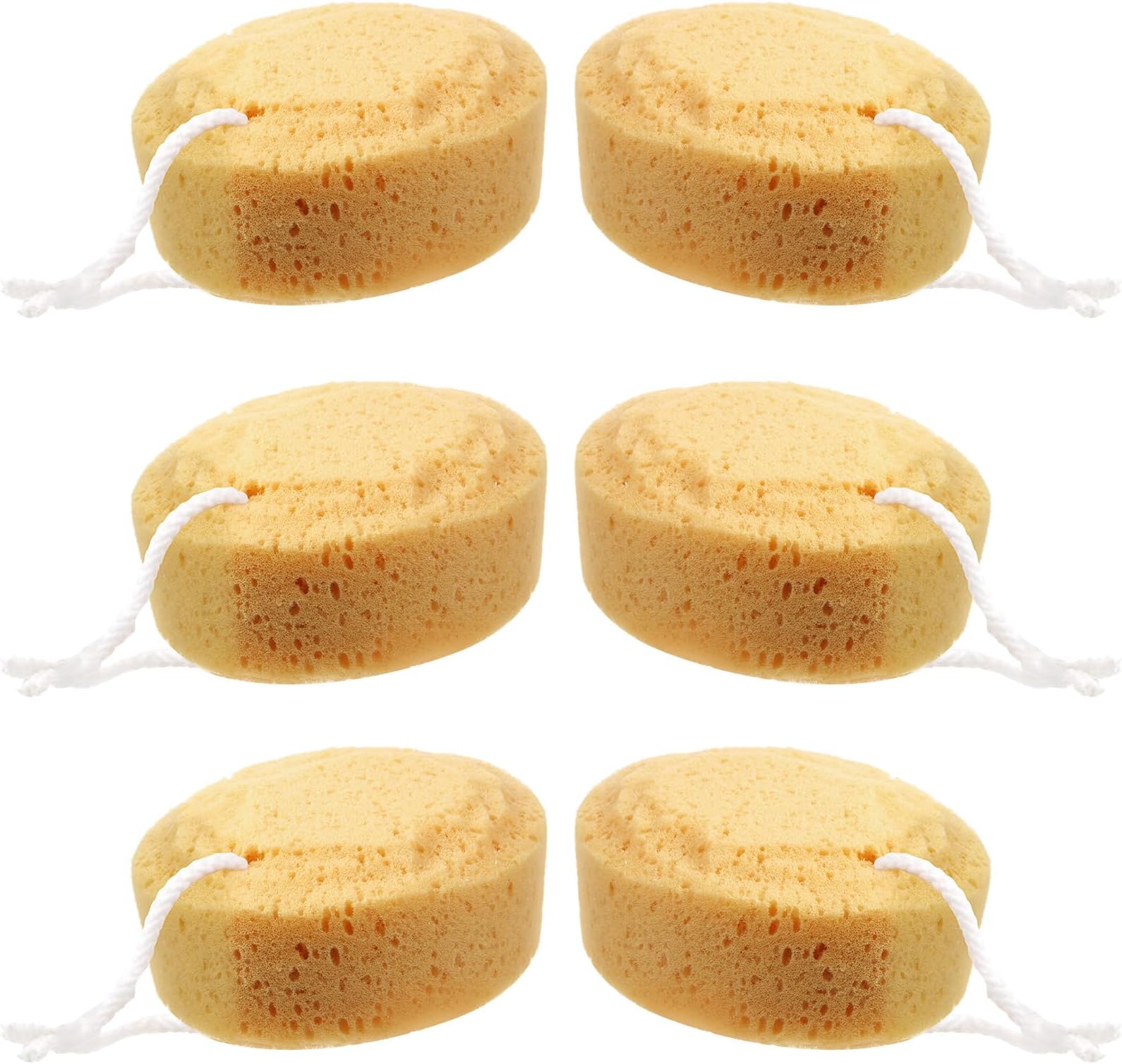 Amazon.com: Boao 6 Pieces Foam Body Sponge Soft Exfoliating Bath Sponge ...