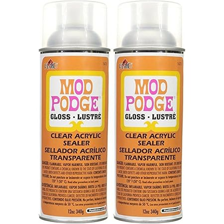 Amazon.com: Mod Podge Acrylic Sealer (11-Ounce), 1450 Super Gloss