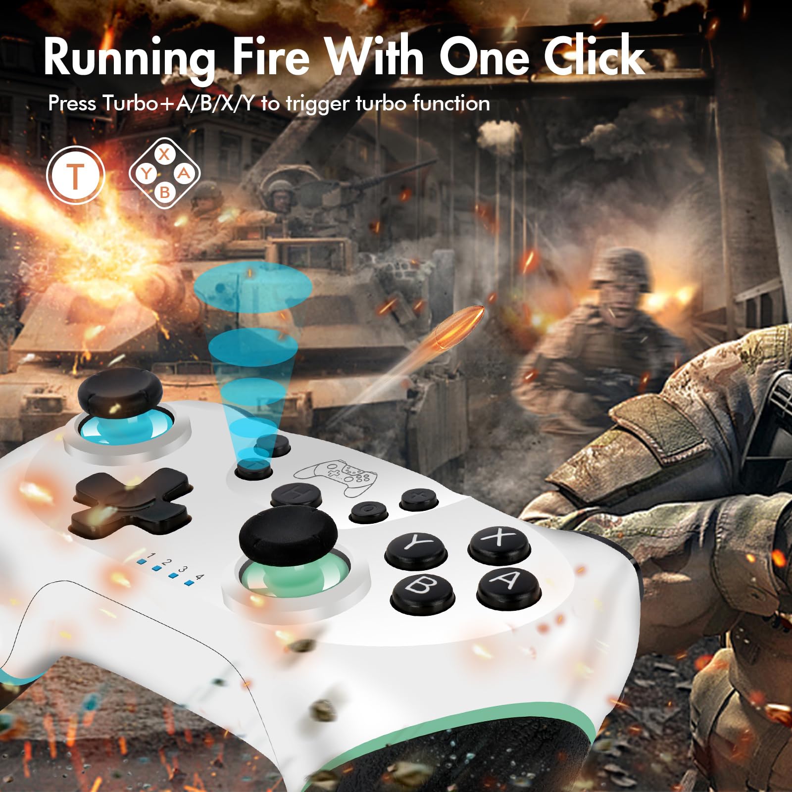 Snapklik.com : Zakgbxbig Controller For Switch, Wireless Pro Controller For Switch Lite ...