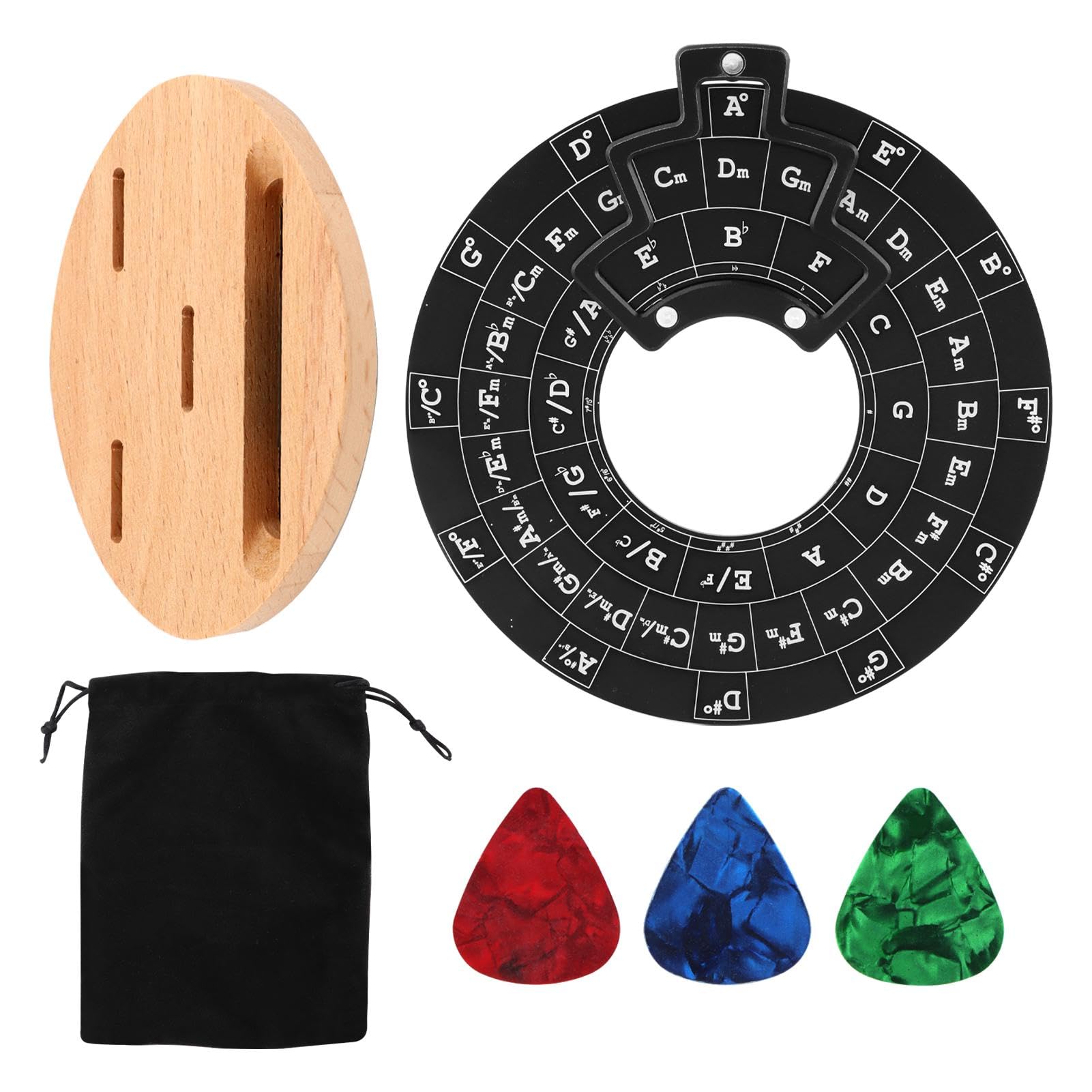 Snapklik.com : Circle Of Fifths Wheel Metal Melody Tool Chord Wheel