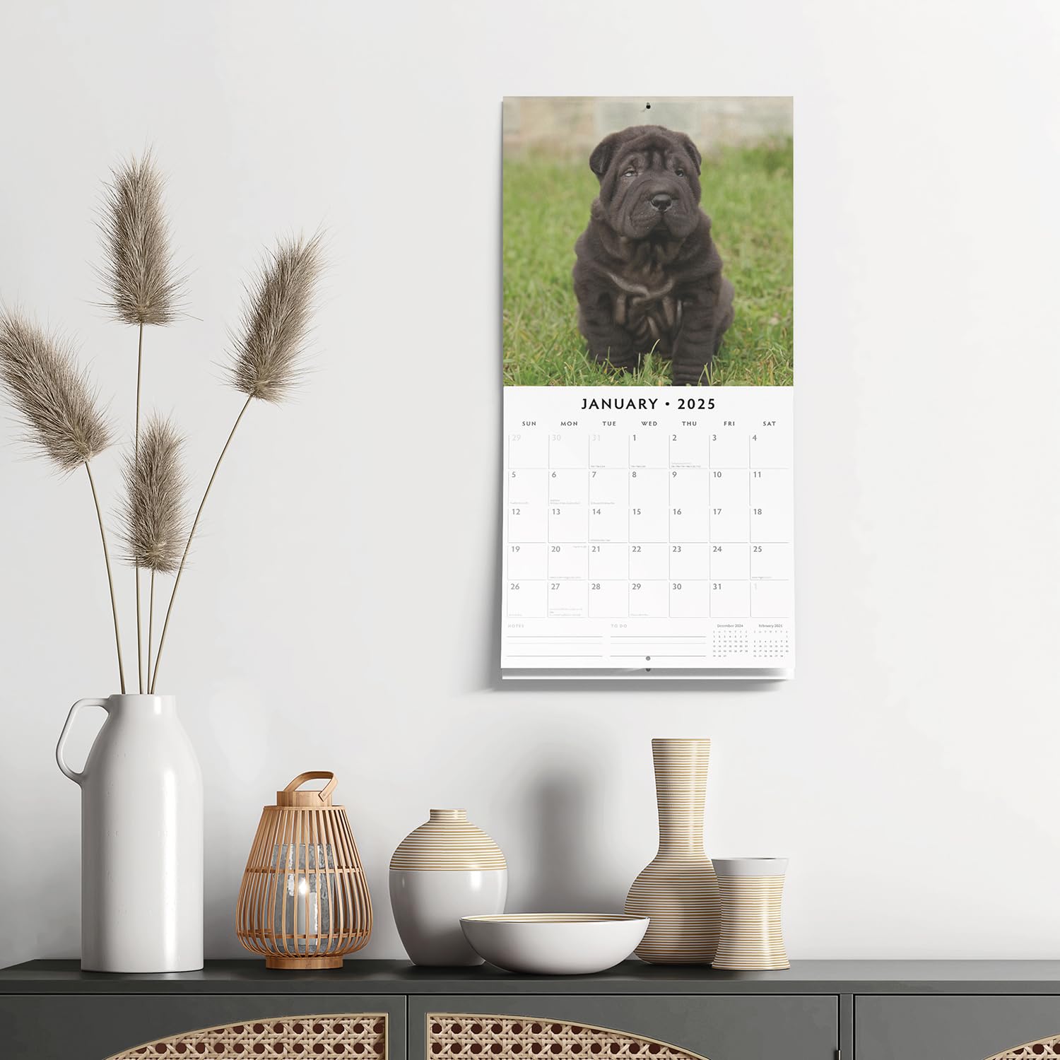 Shar-Pei – 2025 Square Wall Calendar – by Red Robin Publishing – BigaMart
