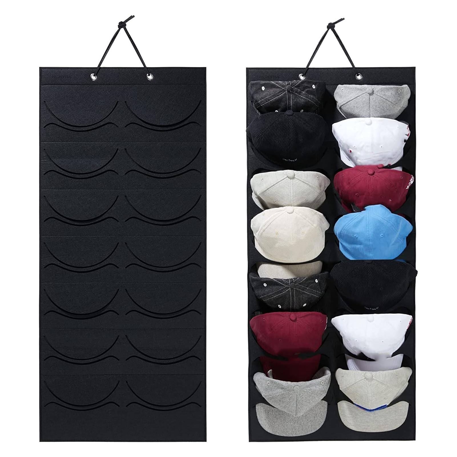 Amazon.com: mumisuto 2Pcs Baseball Cap Holder, Foldable Cap Holder Wall ...