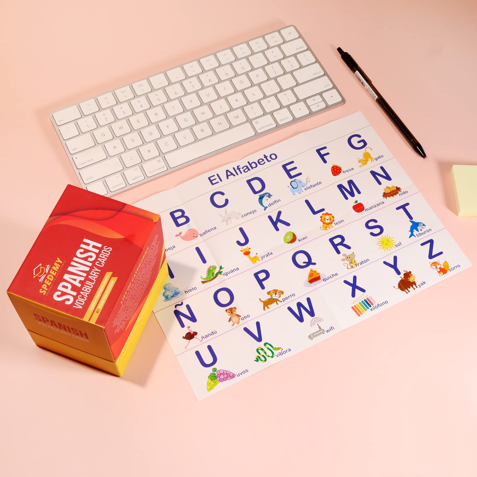 Snapklik.com : Spedemy Learn Spanish Flash Cards For Adult Beginners ...