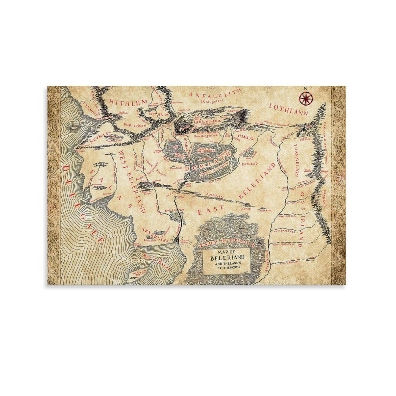 Children Of Hurin Map
