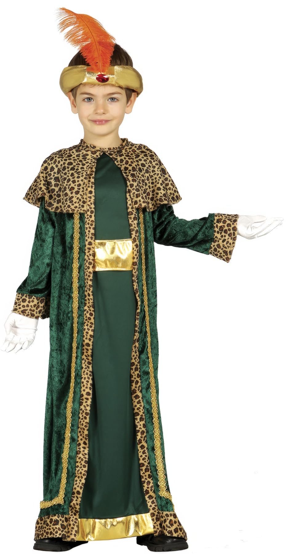 GUIRMA | Black King Magi Fancy Dress Costume Children (5-6 Years ...