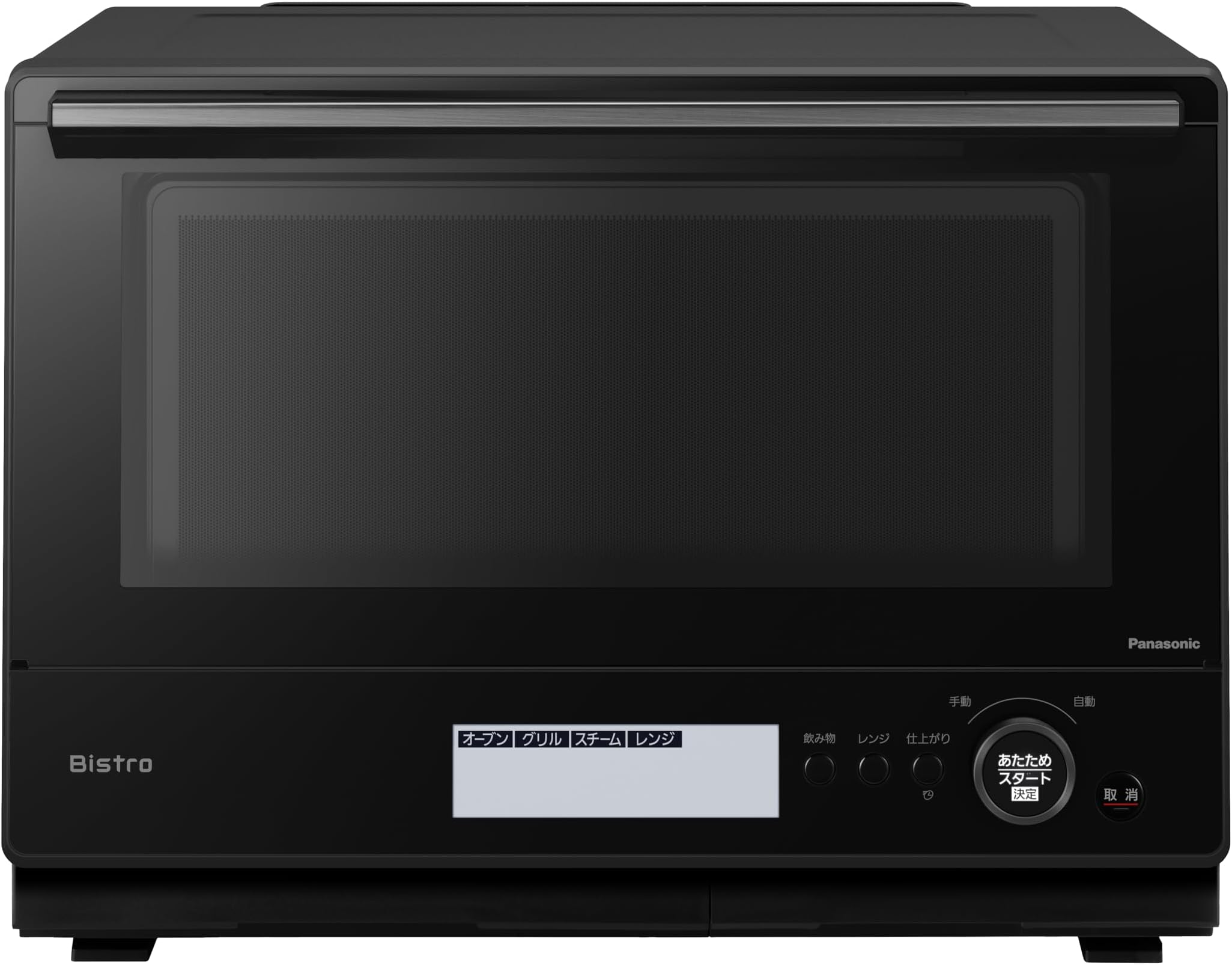 Amazon | パナソニック オーブンレンジ スチーム ビストロ 最高峰モデル 30L 2段 おまかせグリル 高精細・64眼スピードセンサー 時短料理 スマホ連携 ブラック NE ...