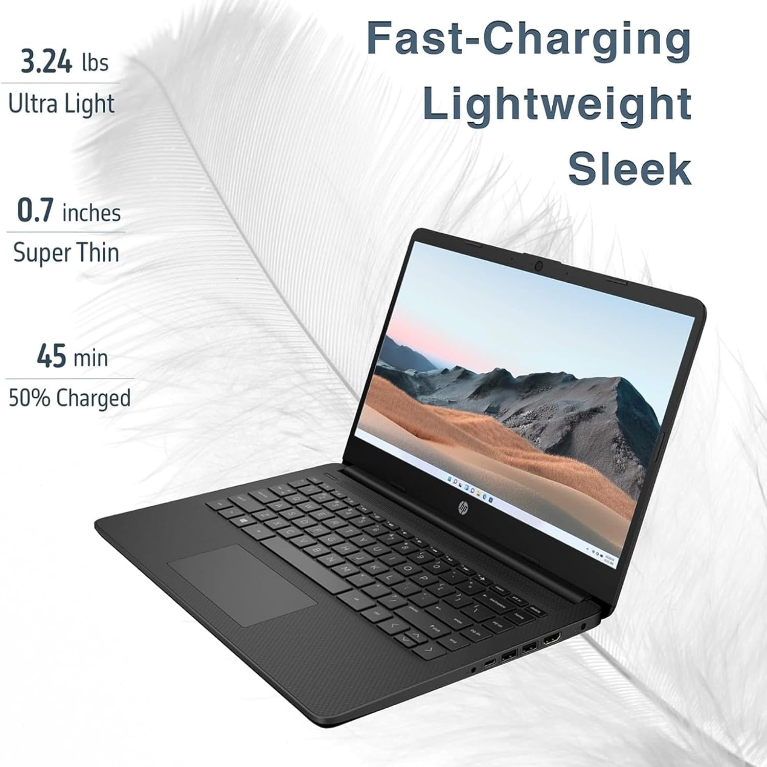Snapklik.com : Hp Stream Laptop, 14" HD Display, Intel Celeron N4120 ...