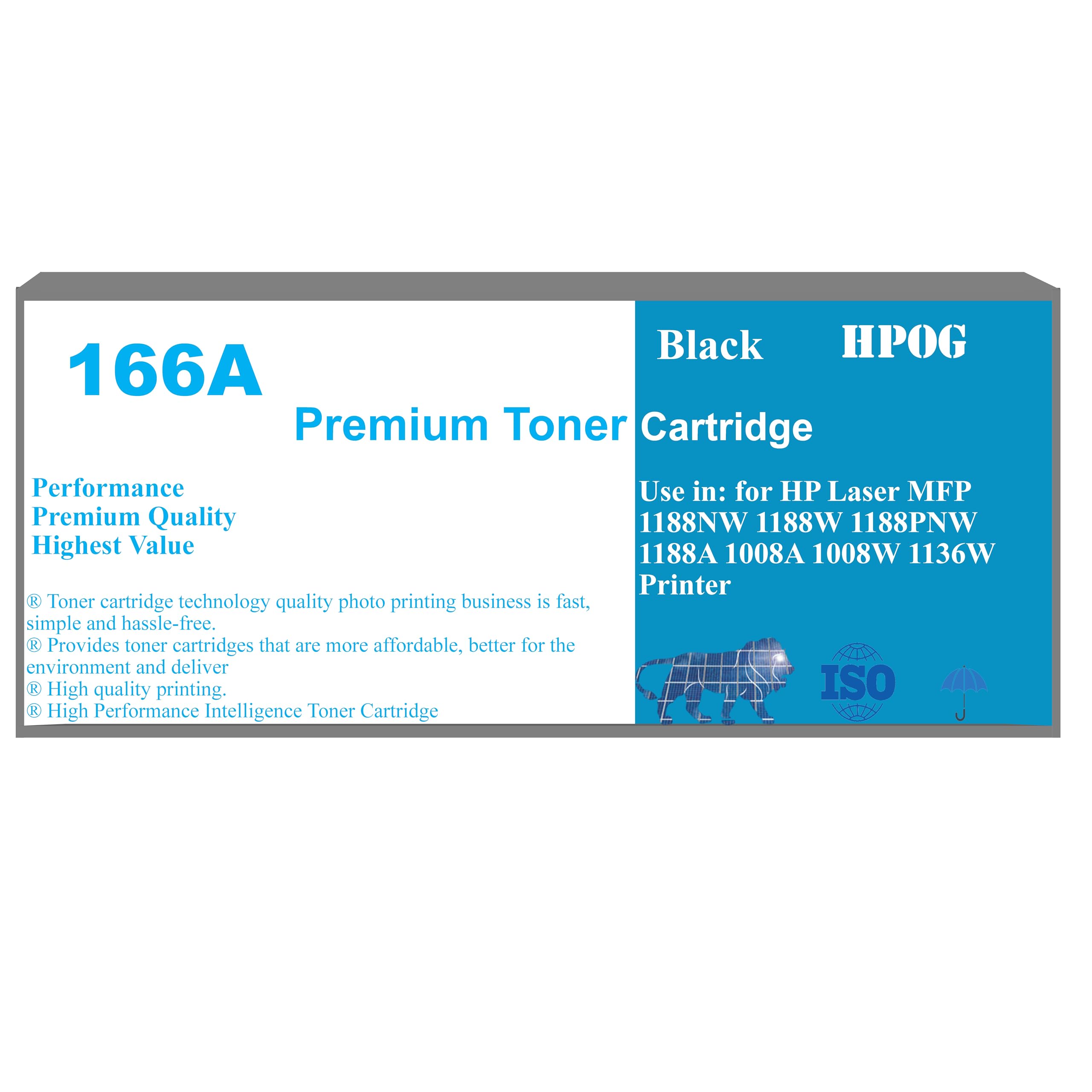 166A W1660A Toner Cartridge Compatible for HP Laser MFP 1188NW 1188W ...