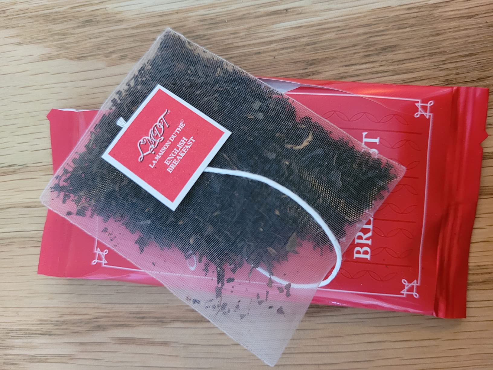 LMDT French Handcrafted English Breakfast Tea. Enveloped Teabags, 100 ...
