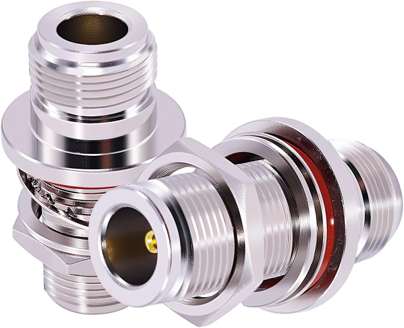 Amazon.com: CNARIO N Bulkhead Connectors N Female to Female Coaxial Adapter N Coax Connector for ...