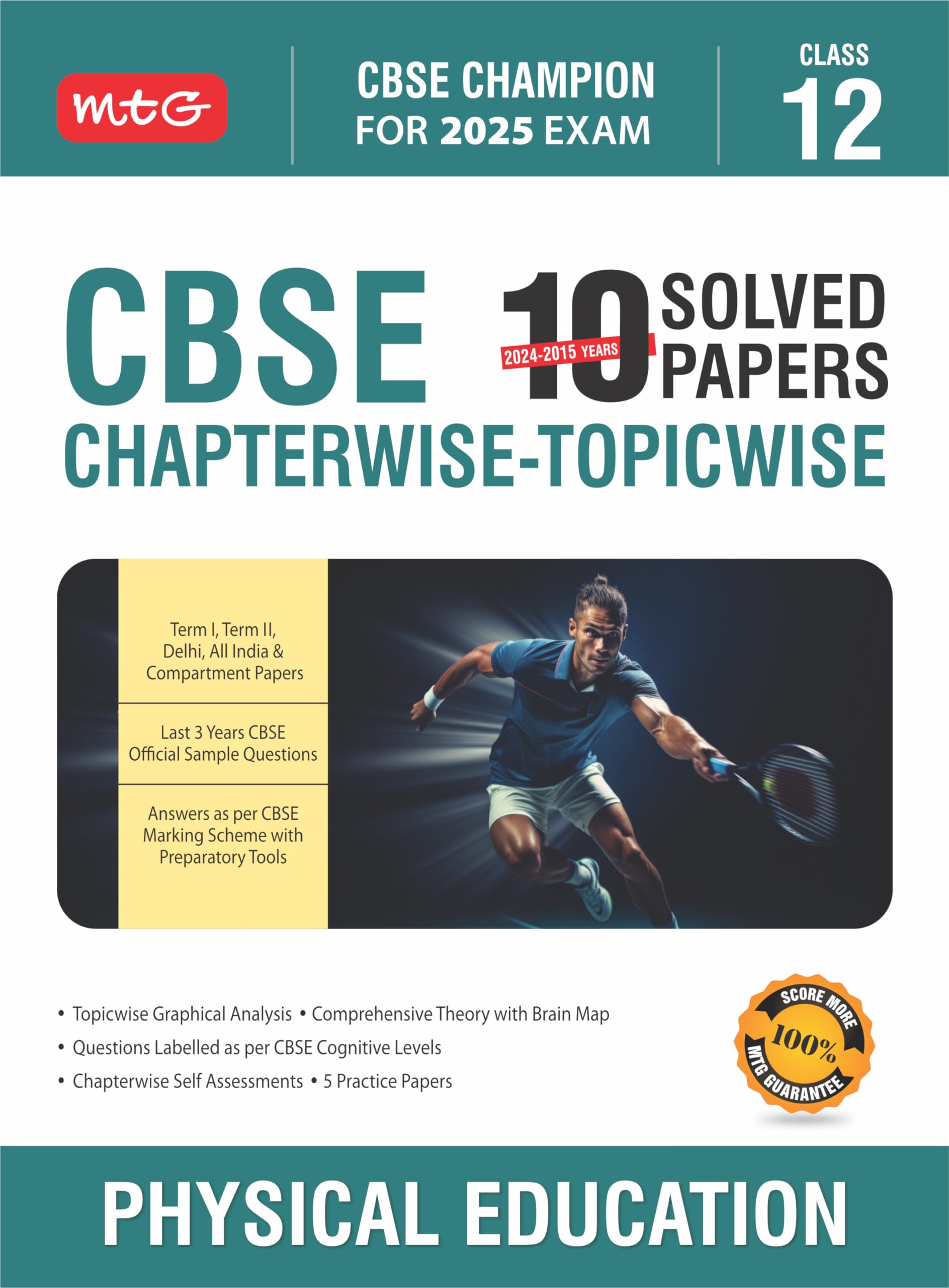 Buy MTG CBSE 10 Years (2024-2015) Chapterwise Topicwise Solved Papers ...