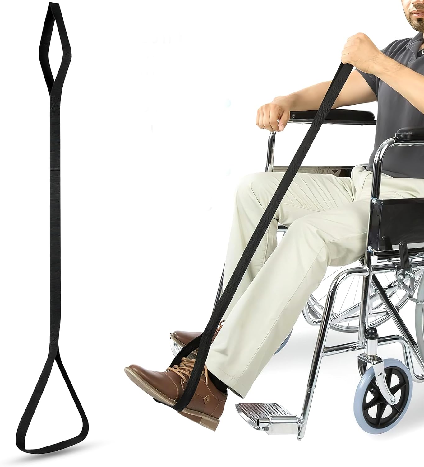 Foot Lifter, 35 Inch Long Leg Lifter Assist, Leg Lifter Strap for Car ...