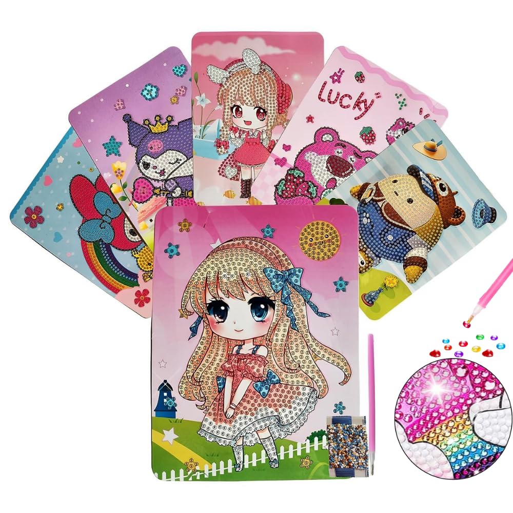 Birthday Popper Assorted Cartoon Theme DIY Diamond Art | Set of 10 ...