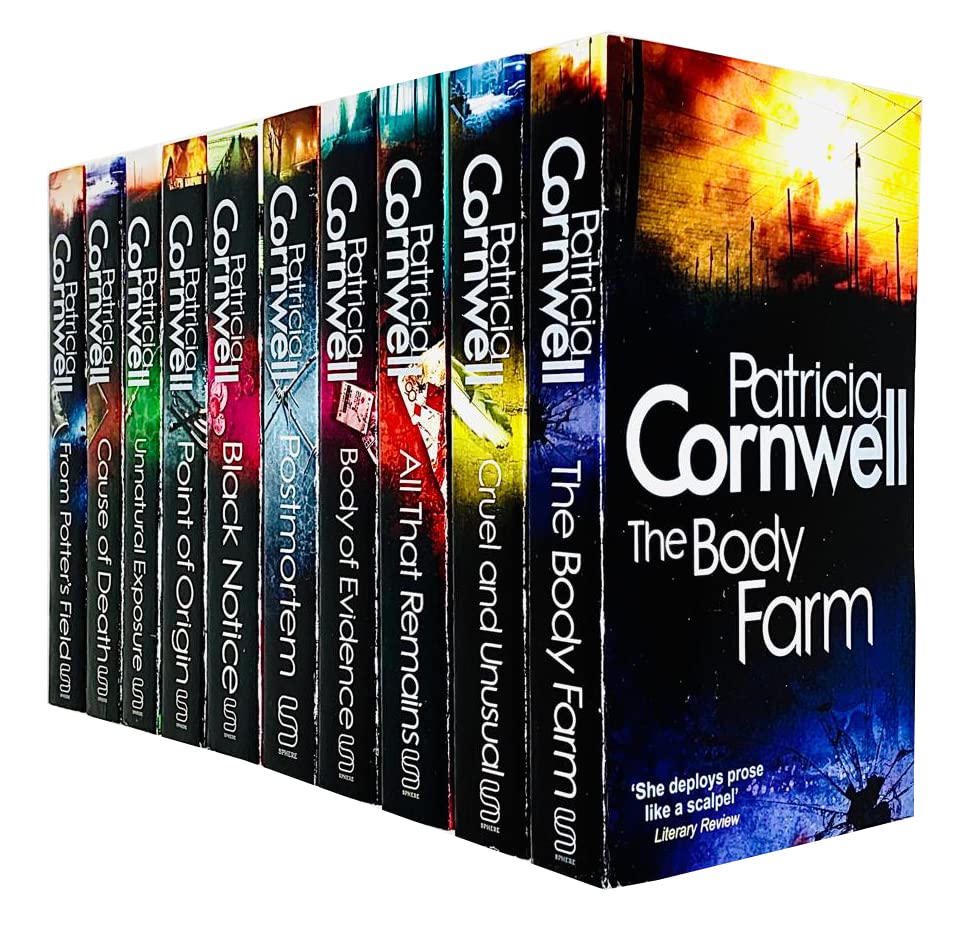 Kay Scarpetta Series 1-10 Collection 10 Books Set By Patricia Cornwell ...