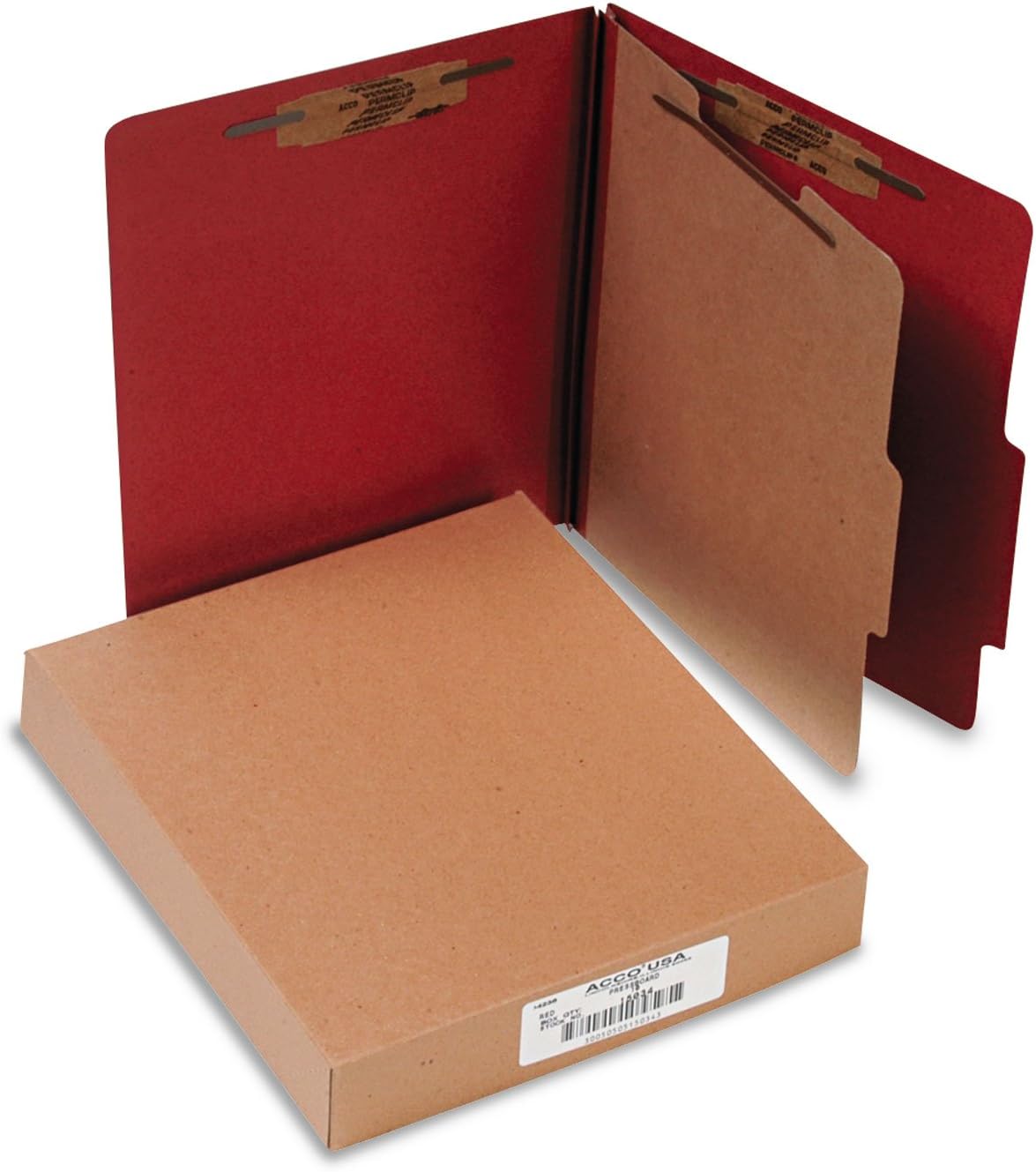 Amazon.com : ACCO Classification Folders with Fasteners, Pressboard, 4 ...