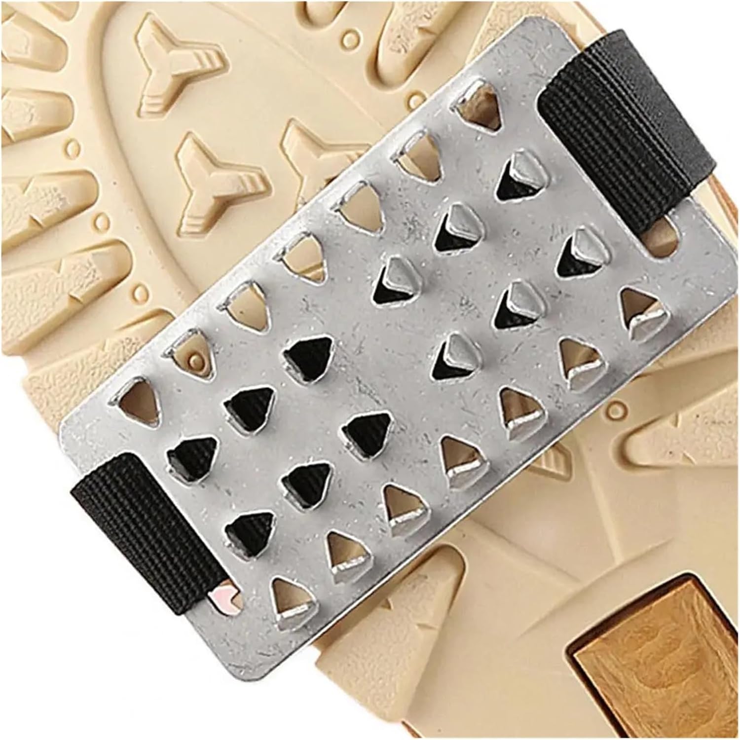 26-Tooth Boot Ice Claws Crampons Non-Slip Spike Metal Stainless Steel ...