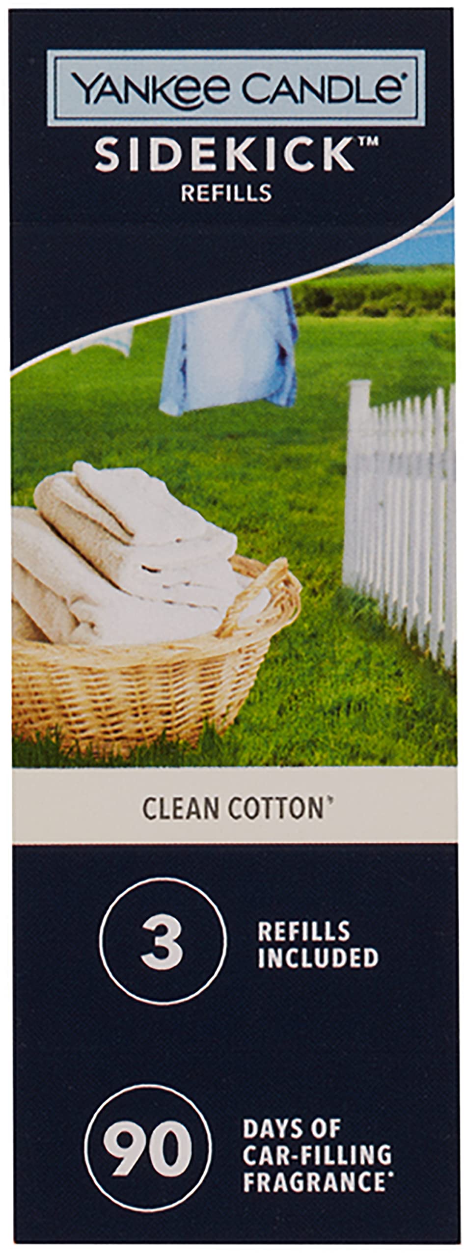 Amazon.com: Yankee Candle Clean Cotton® Sidekick™ Fragrance Refill ...