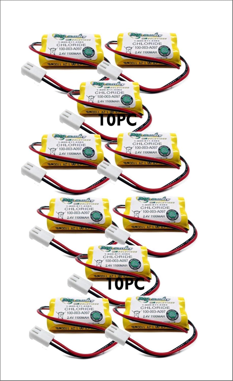 Amazon.com: 10PC Chloride 100003A097 and A093,Astralite 20-0019B ...