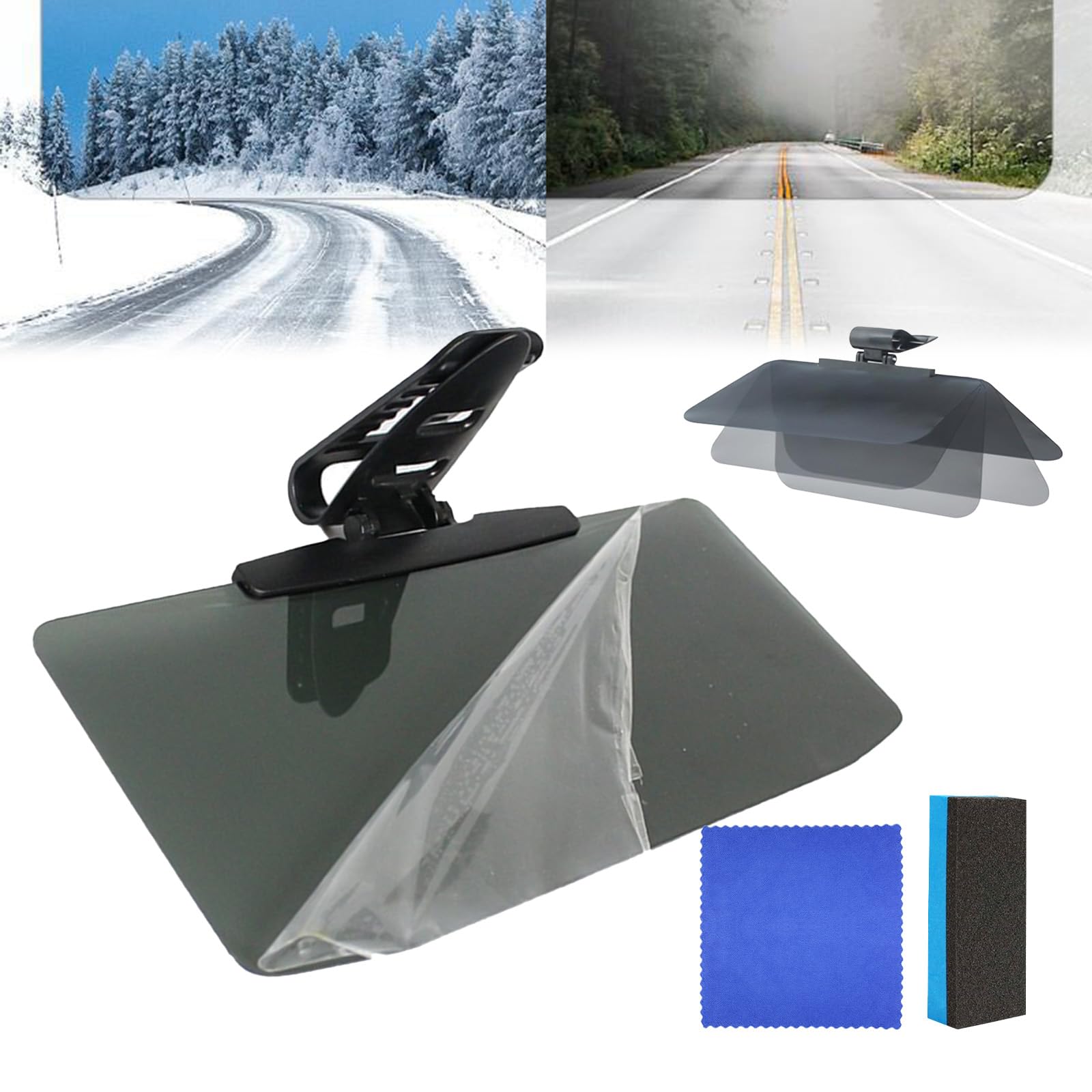 Amazon.com: Car Visor Extender Sun Blocker, Universal Car Sun Visor ...